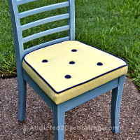 How To Upholster A Dining Chair With Welt Cord & Buttons - Addicted 2 ...