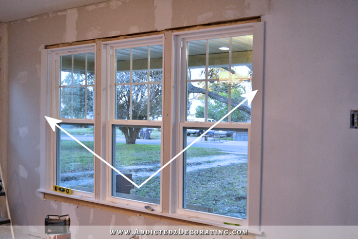 Dining Room Window Trim Progress - Addicted 2 Decorating®