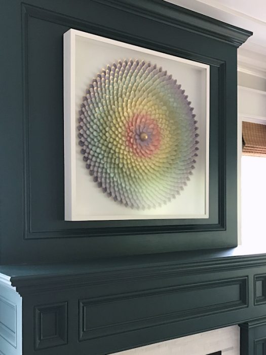 How To Make A Simple DIY Shadow Box Frame For Large Artwork - Addicted ...