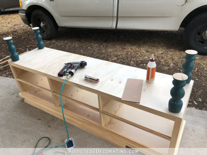 DIY Six-Drawer Console Table With Lower Shelf - Part 2 - The Completed ...
