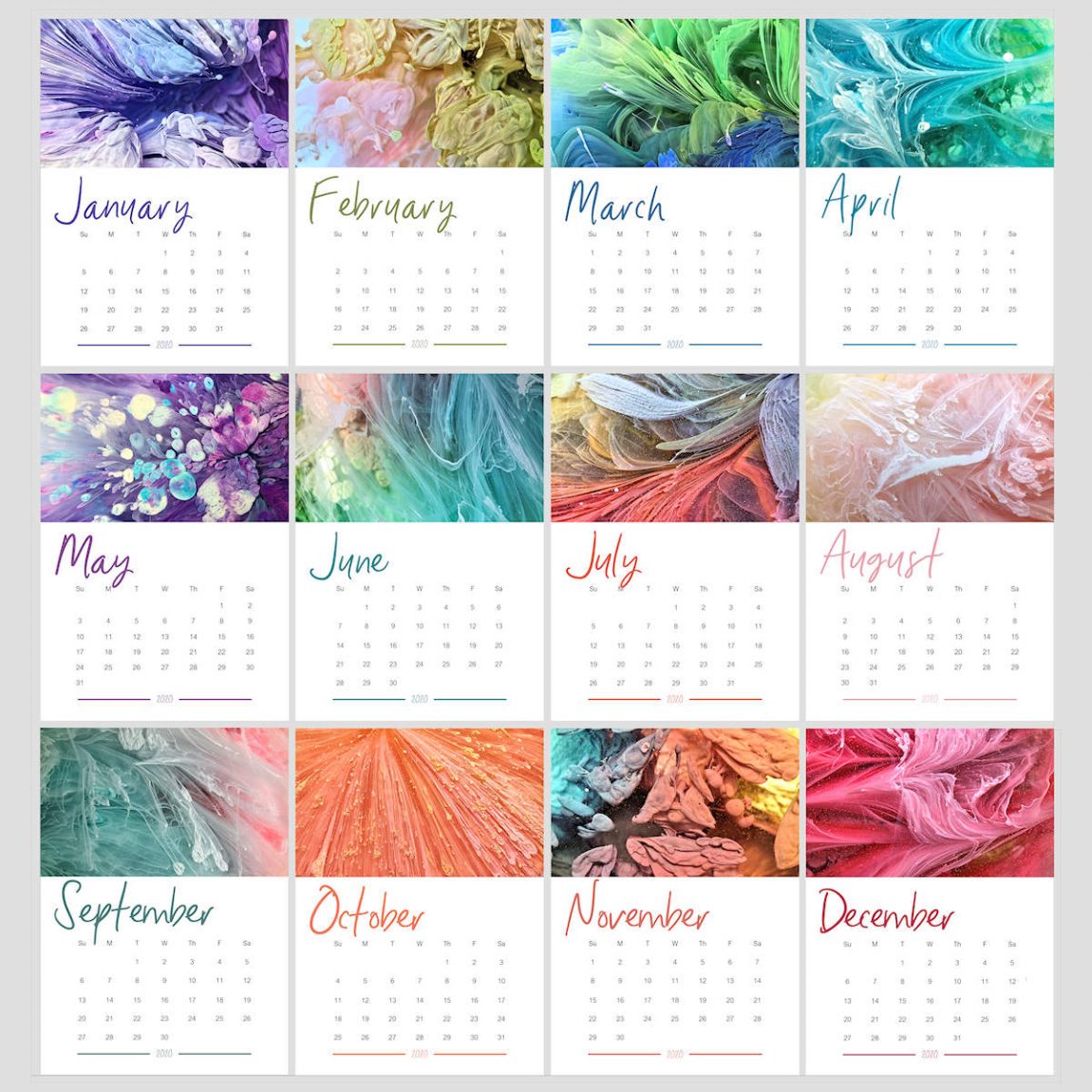 2020 Desk Calendar (Plus, The Easiest DIY Project You'll Ever See Me Do ...