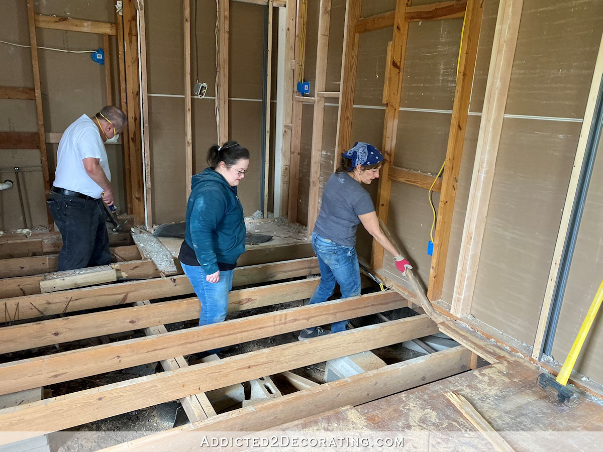 Master Bathroom Demo Day! - Addicted 2 Decorating®