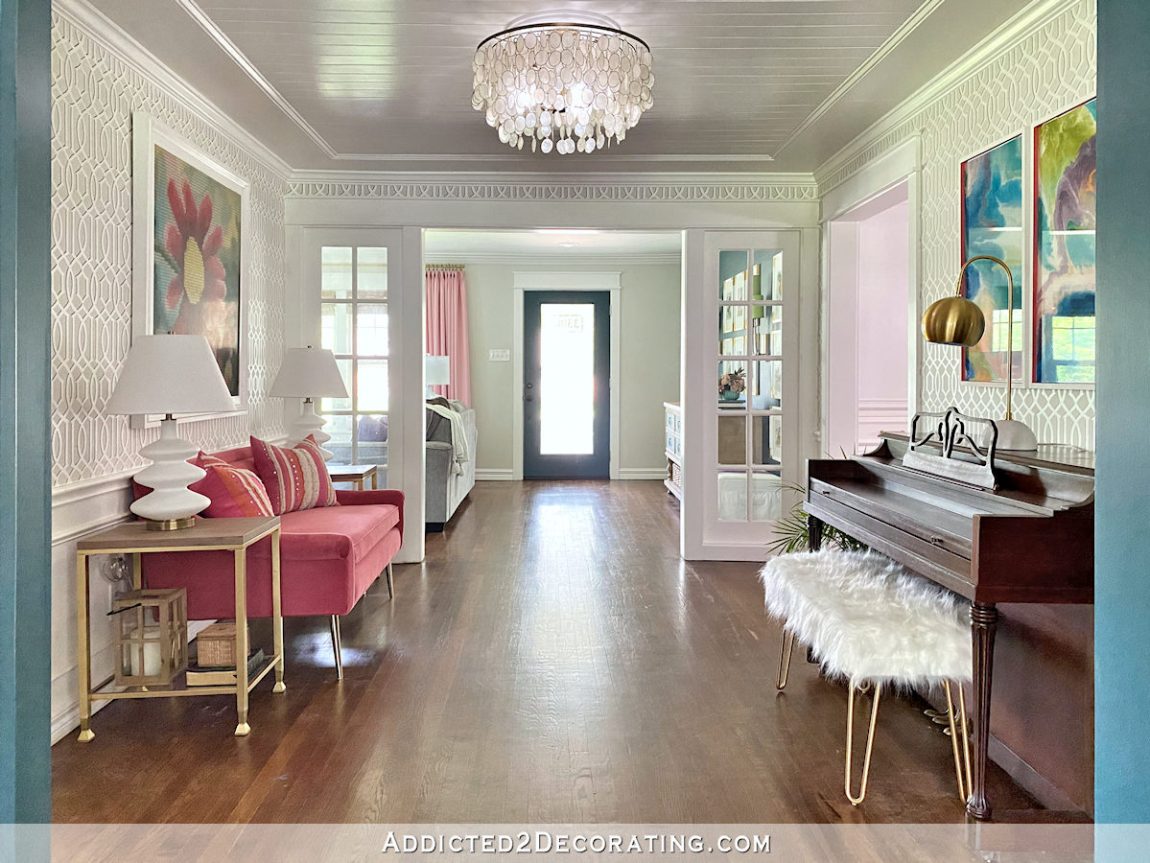 Our Finished Music Room Remodel - Before & After - Addicted 2 Decorating®
