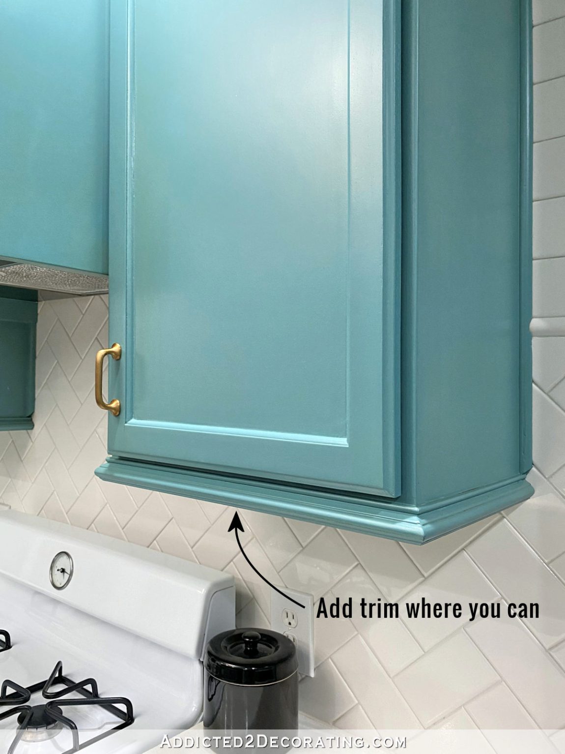 10 Ways I Customized My Big Box Store Unfinished Stock Oak Cabinets For ...