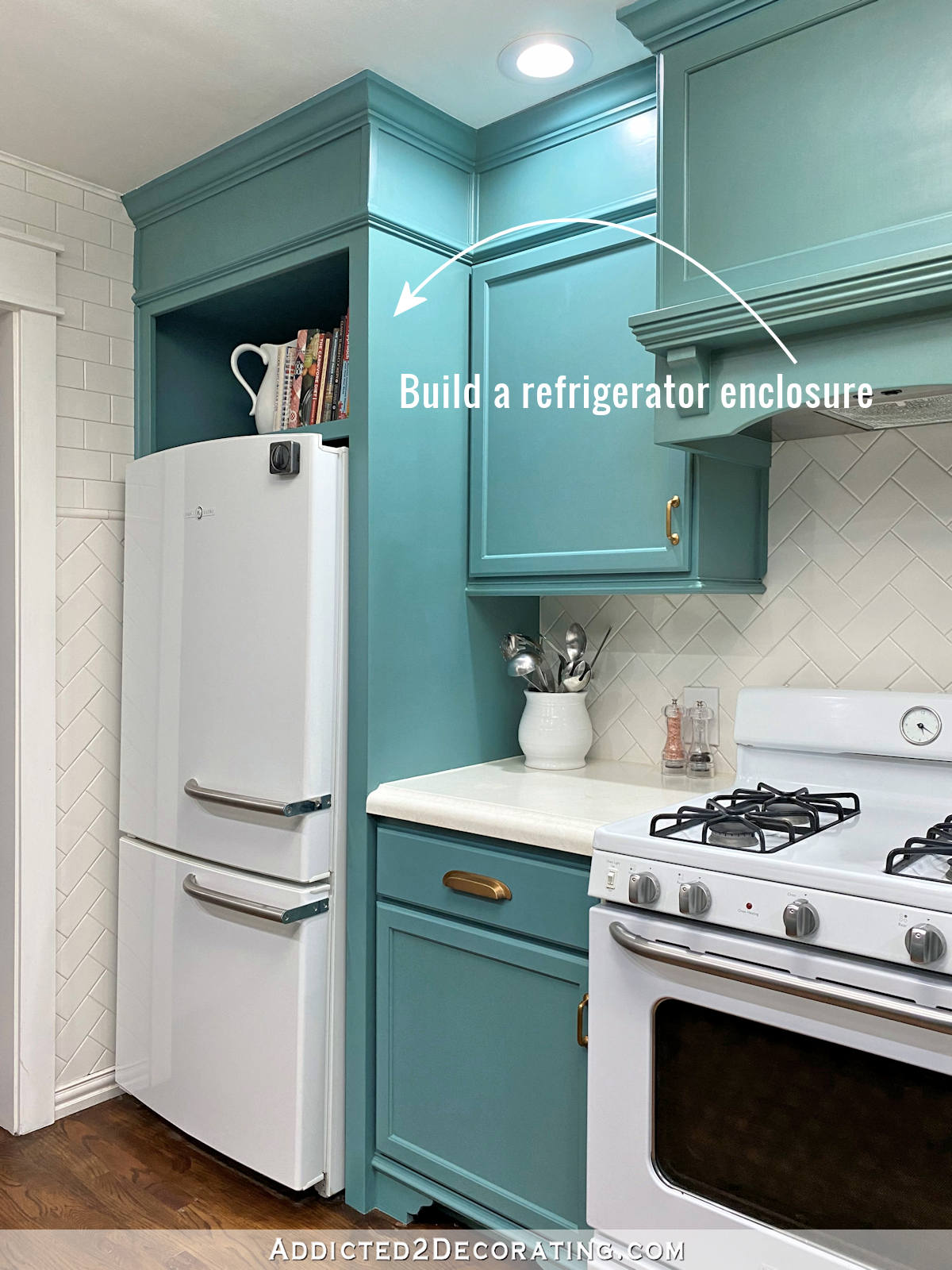 10 Ways I Customized My Big Box Store Unfinished Stock Oak Cabinets For ...