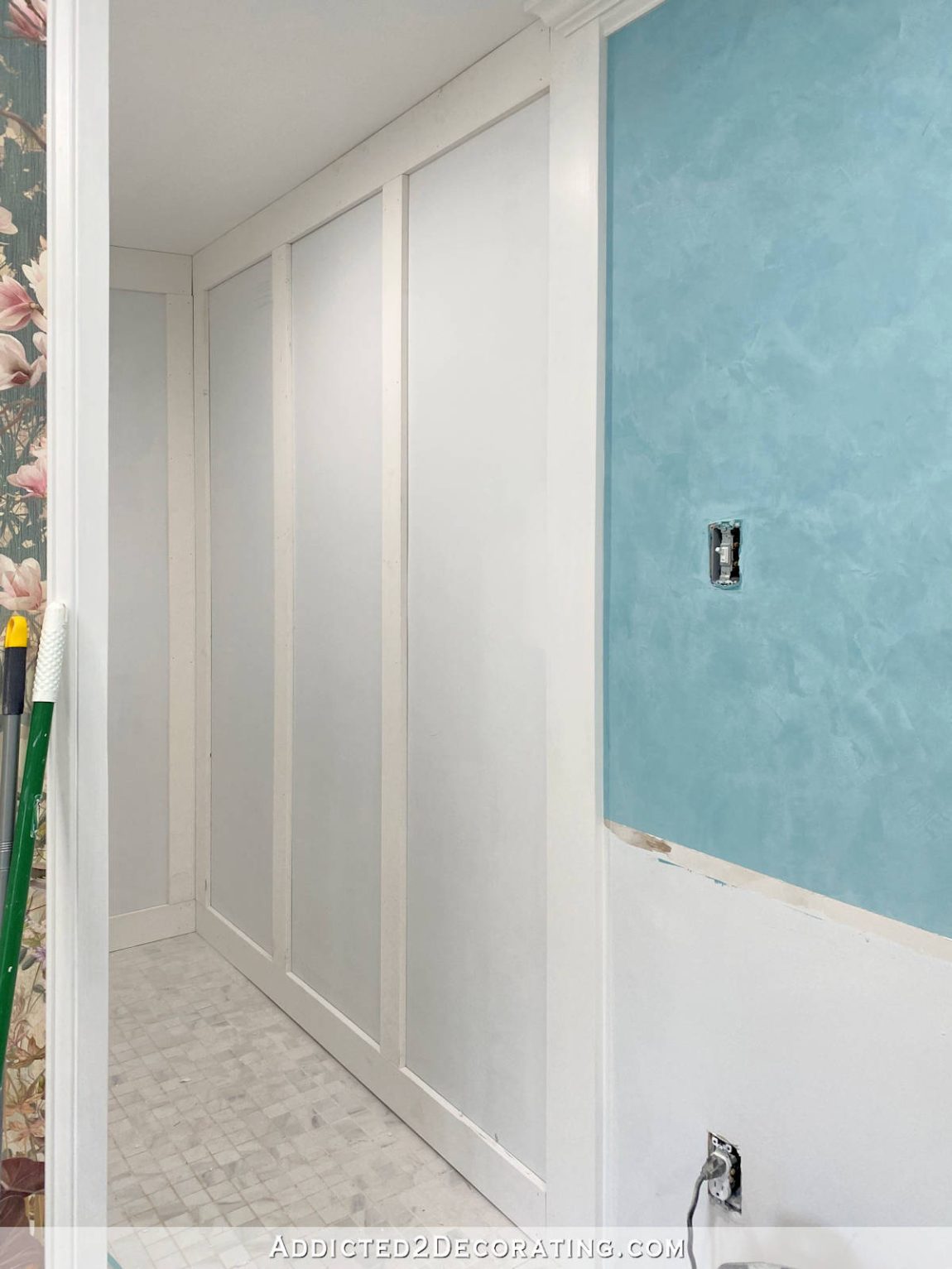 Master Bathroom Water Closet Progress - Addicted 2 Decorating®