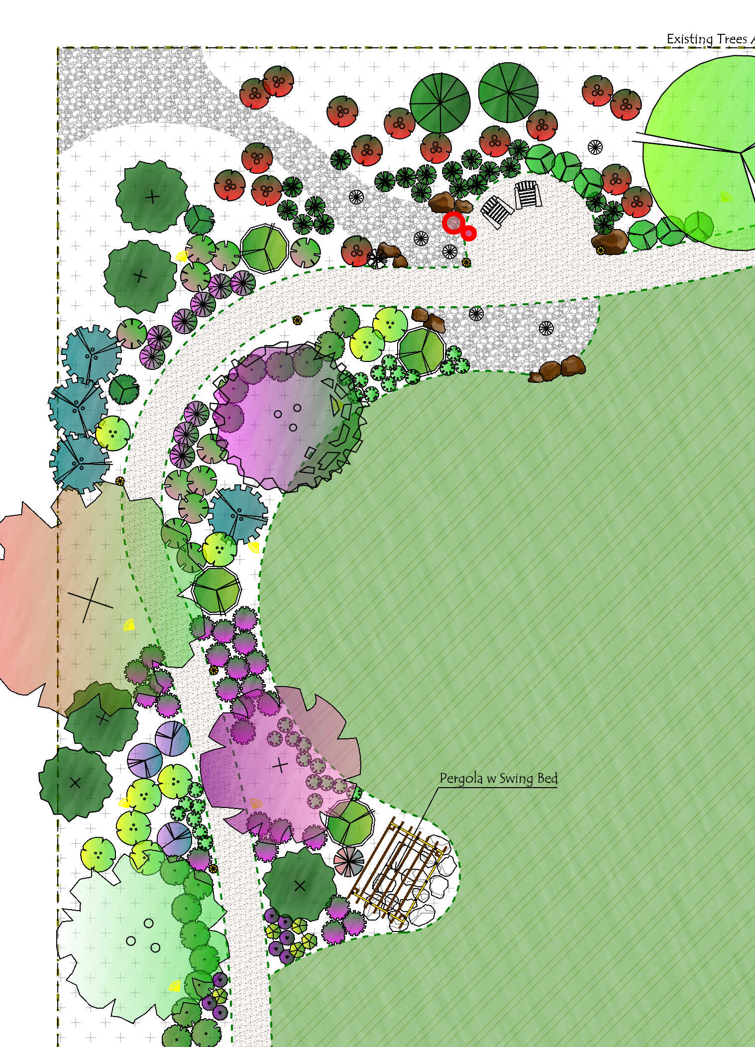 Landscape Design Plan, One Acre Lot, Zone 8 - Addicted 2 Decorating®