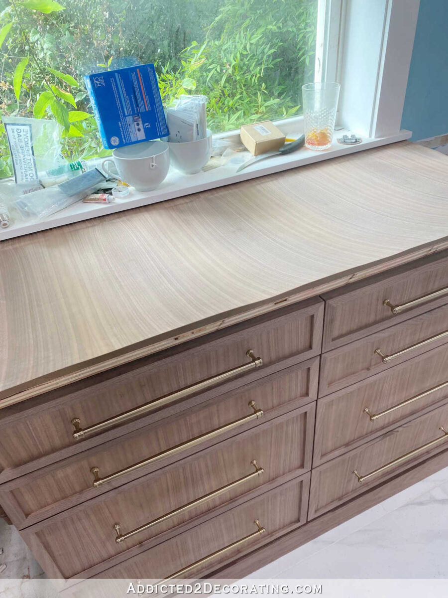 DIY Chest Of Drawers — Part 2 (Walnut Storage Cabinet For Our Bathroom ...