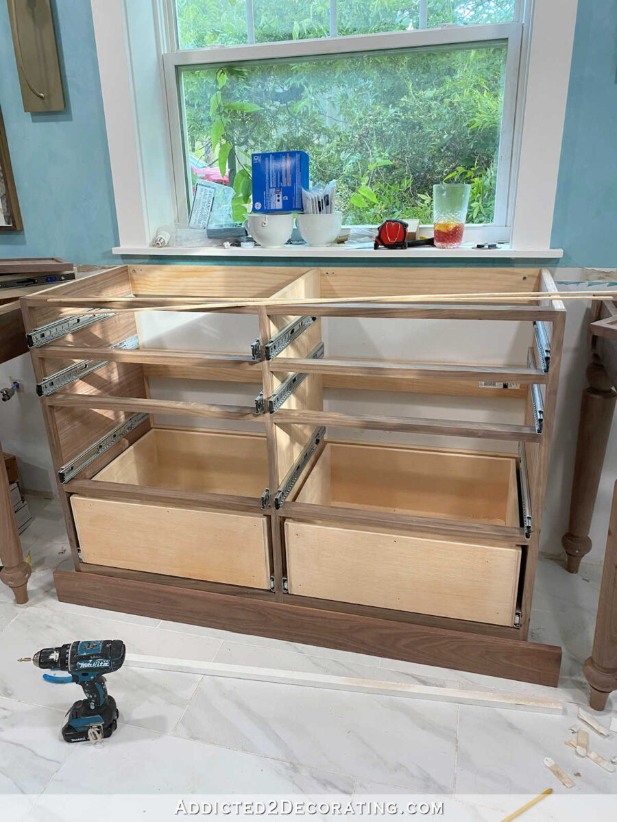 DIY Chest Of Drawers — Part 2 (Walnut Storage Cabinet For Our Bathroom ...