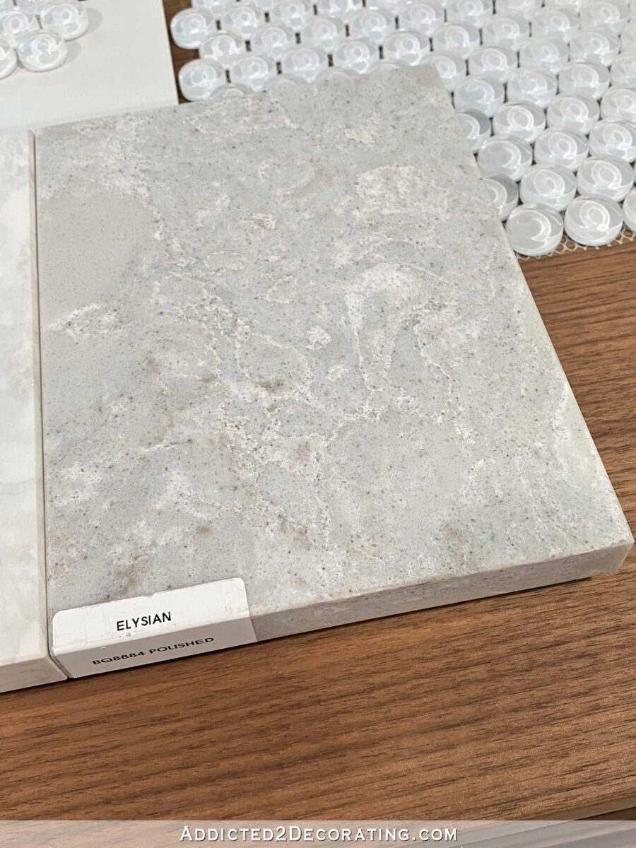 And The Winner For Our Bathroom Quartz Countertops Is... - Addicted 2 ...