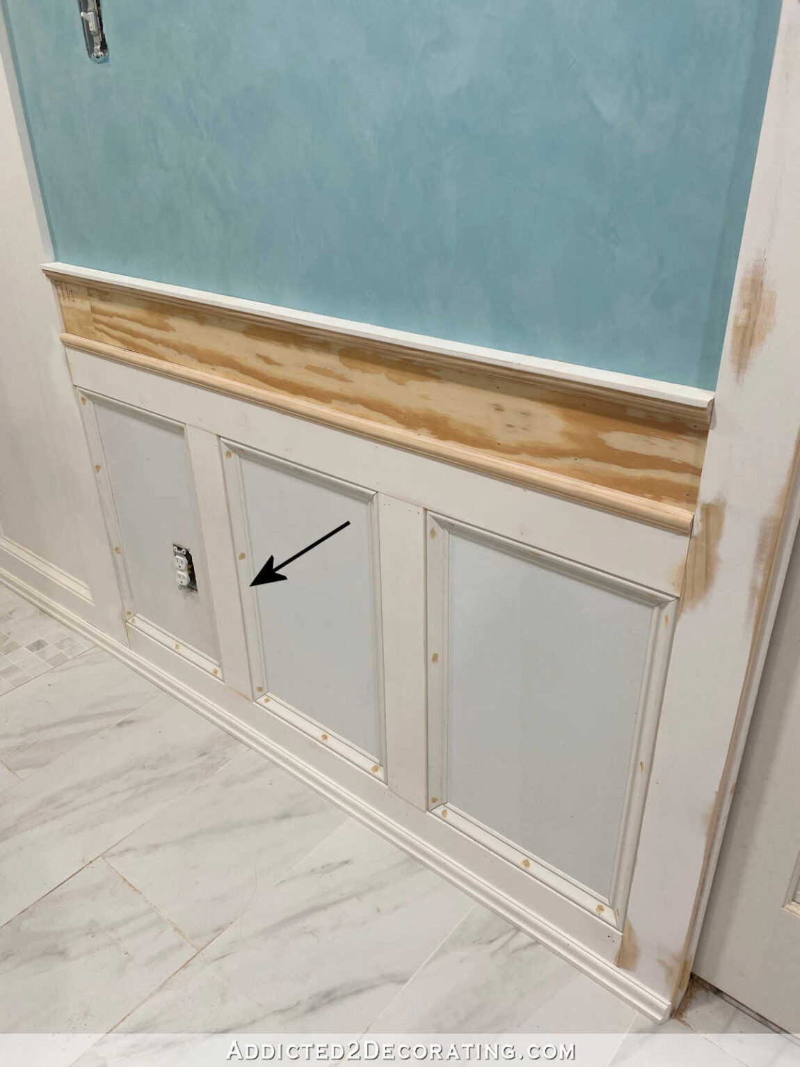 DIY Wainscoting Part 1 - The Anatomy Of Judge's Paneling With Tile ...