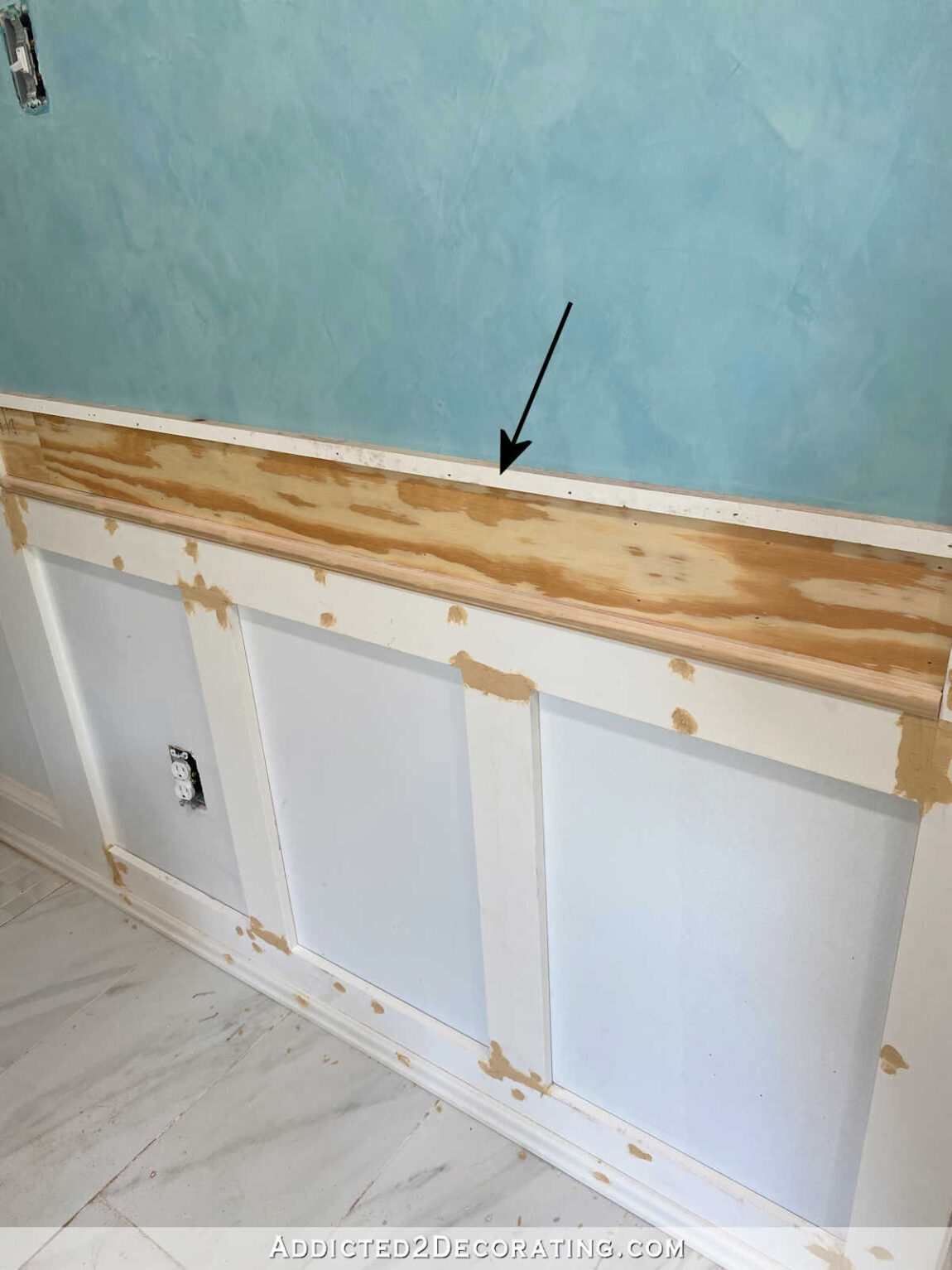 DIY Wainscoting Part 1 - The Anatomy Of Judge's Paneling With Tile ...