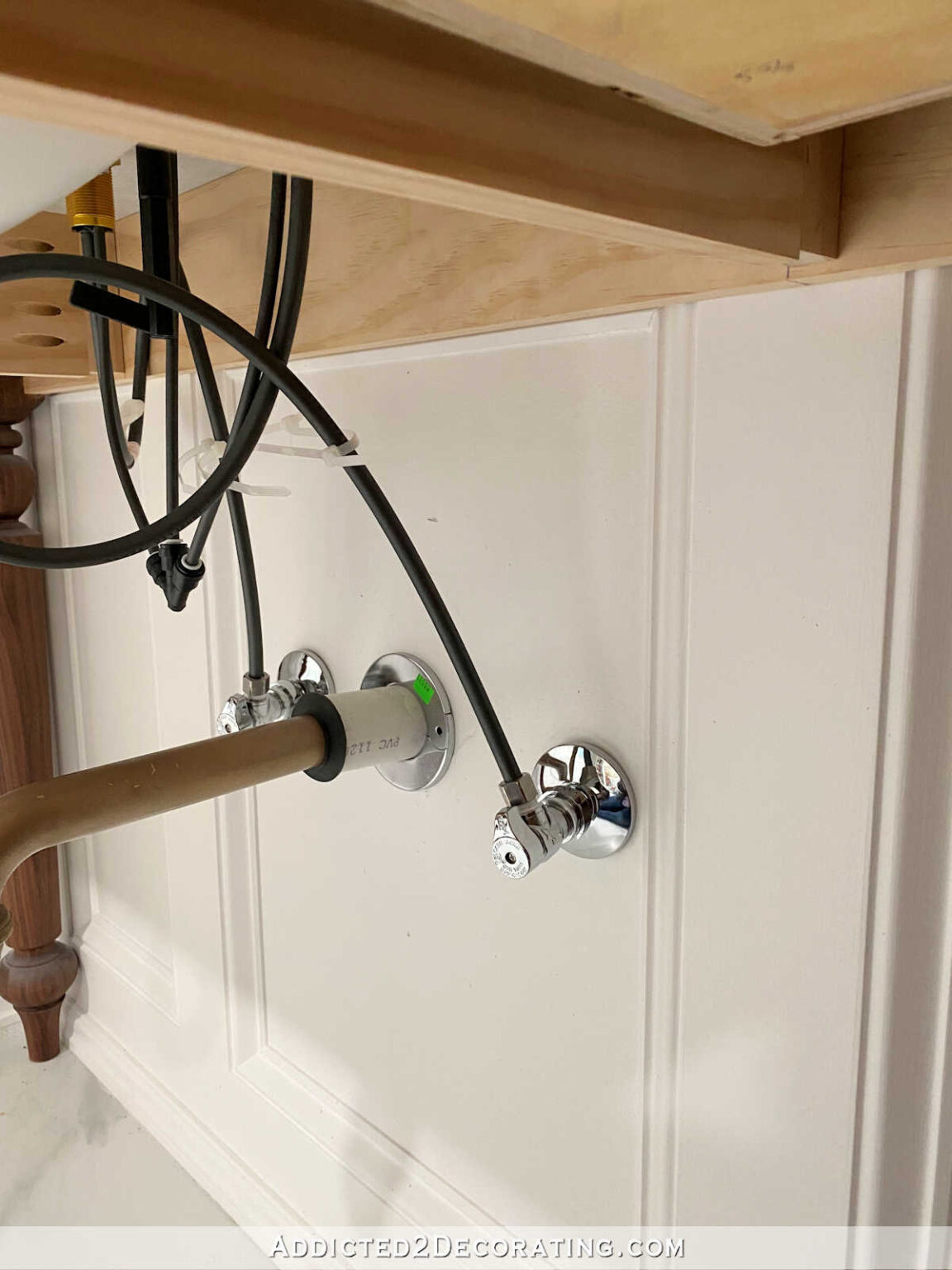Bathroom Vanity Plumbing - Putting My Perfectionism To The Test ...
