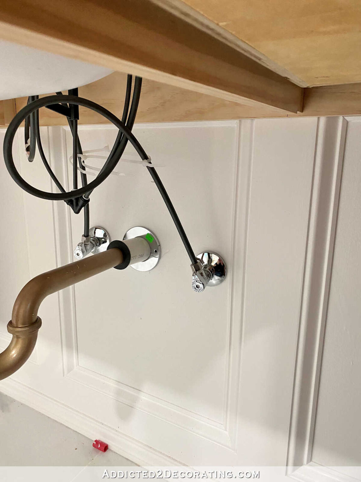 Bathroom Vanity Plumbing - Putting My Perfectionism To The Test ...
