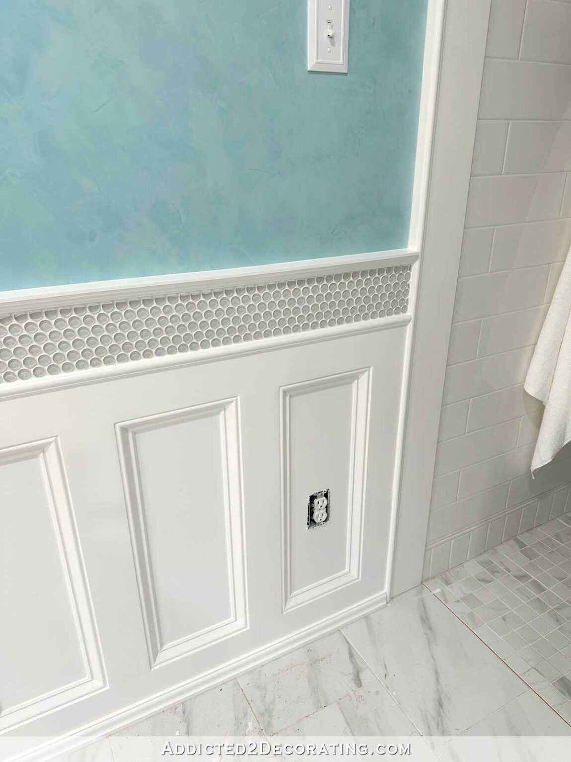 Master Bathroom Sneak Peek - Addicted 2 Decorating®