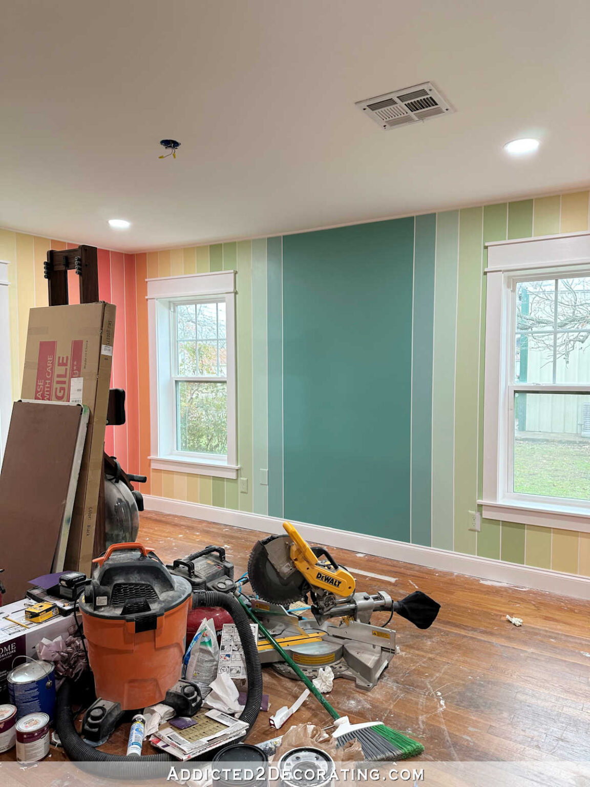 A Major Home Gym Milestone - The Walls & Trim Are Finished! - Addicted ...