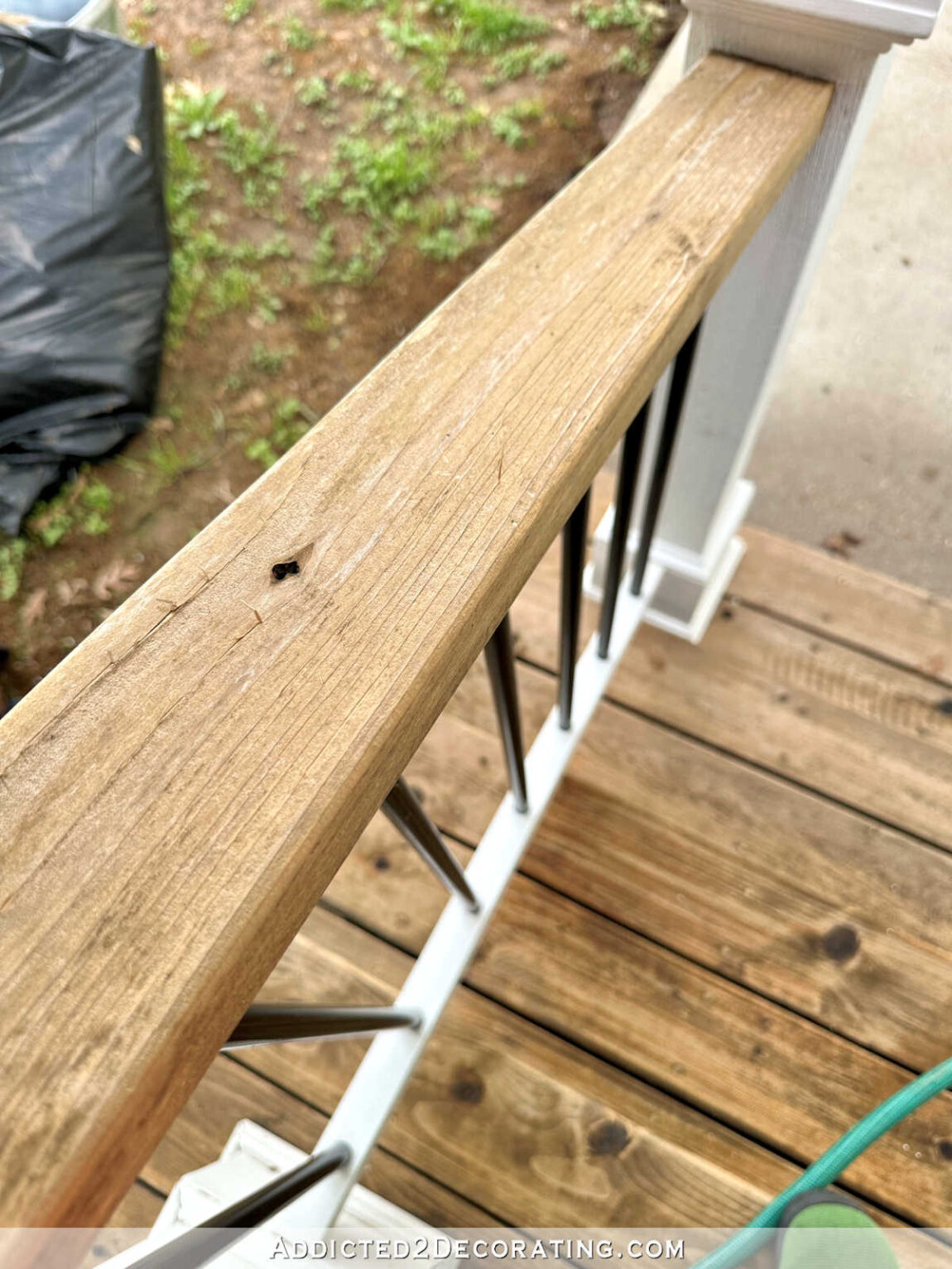 Front Porch Refresh Progress (Plus, Do Haint Blue Porch Ceilings Work ...