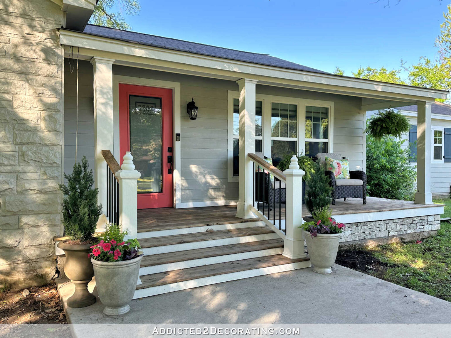 How To Wrap Front Porch Posts (Turn Skimpy Front Porch Posts Into ...