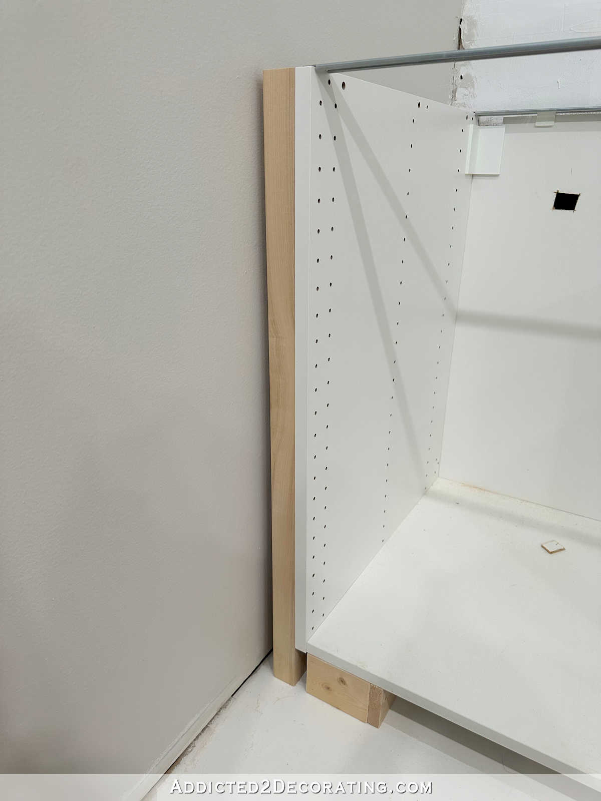 Modified IKEA Sektion Cabinet Installation For Office & Studio Use ...