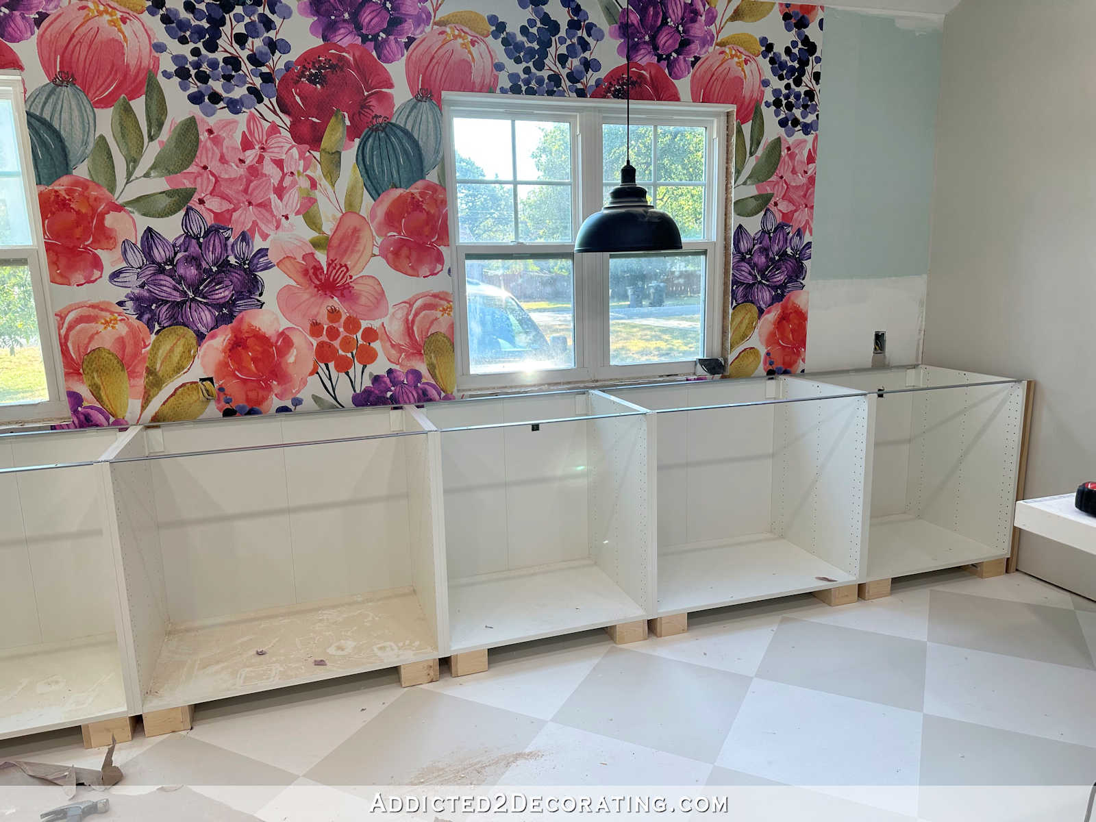 Modified IKEA Sektion Cabinet Installation For Office & Studio Use ...