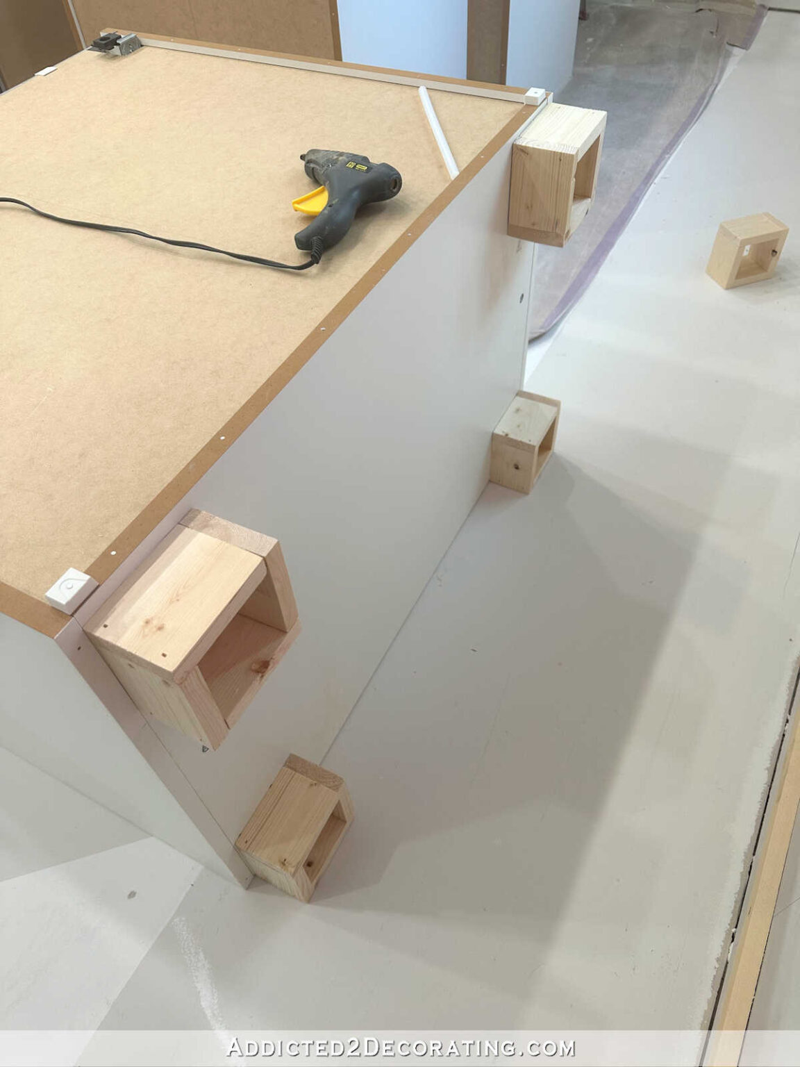 Modified IKEA Sektion Cabinet Installation For Office & Studio Use ...