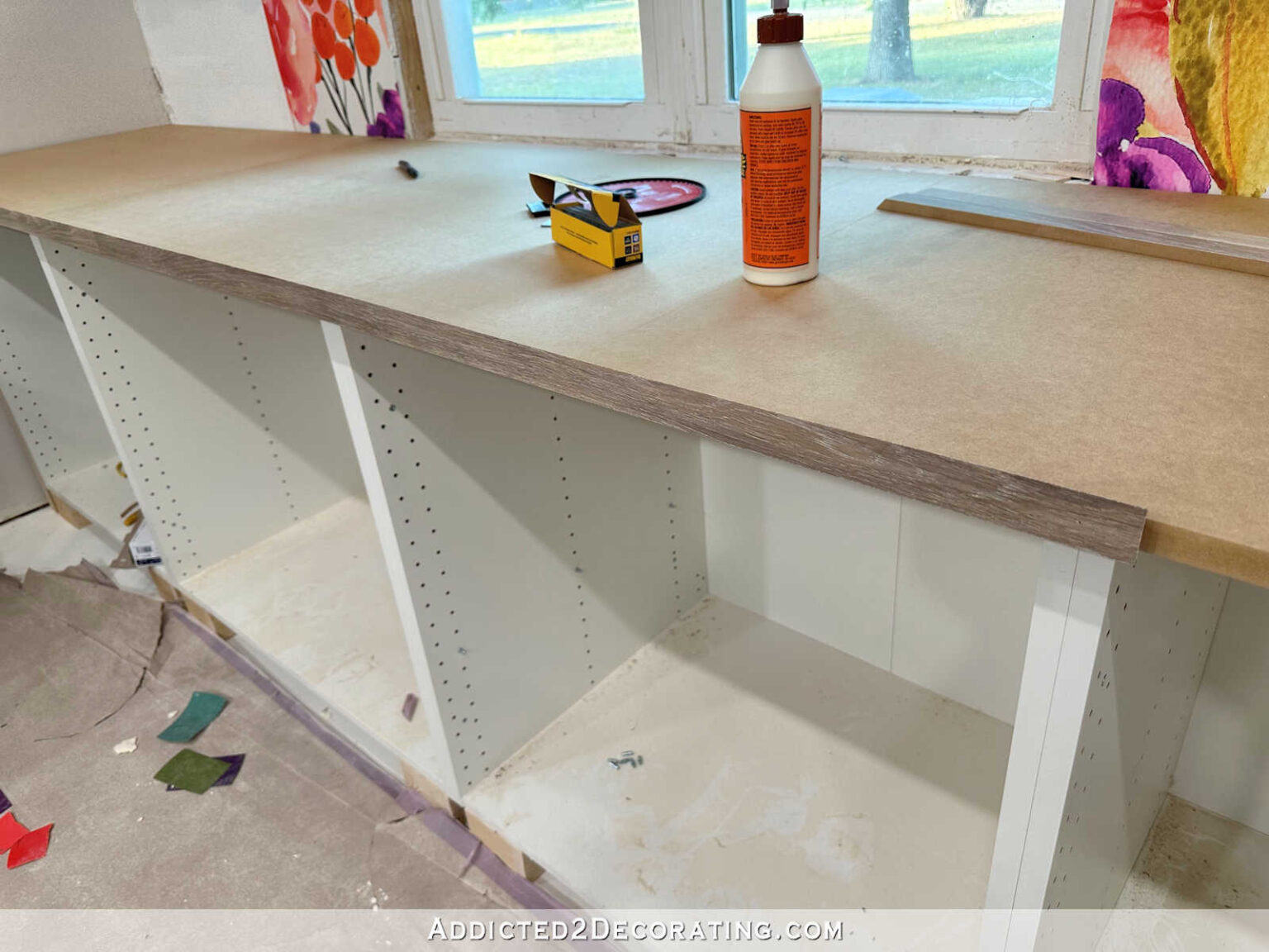 Studio Progress - Cabinets Installed, Countertop Fail, and Countertop ...