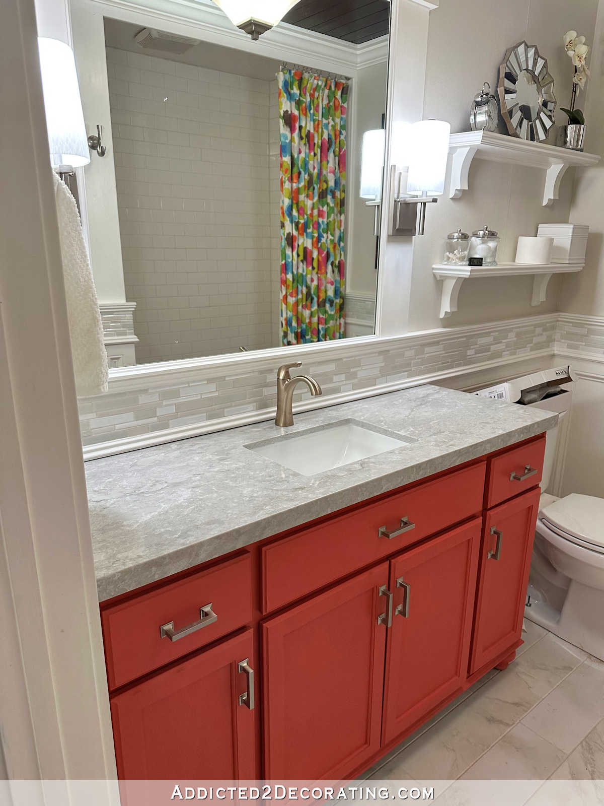 New Vicostone Quartz Countertop In Our Hallway Bathroom - Addicted 2 ...