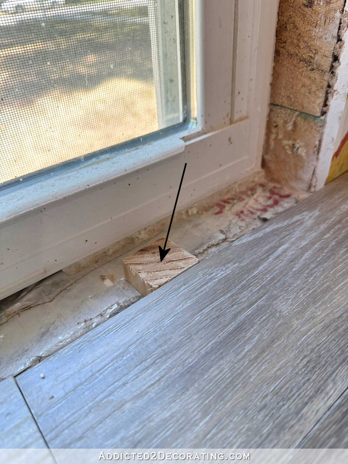 Adjusting Window Trim Around A High Countertop + My Studio Office Area ...