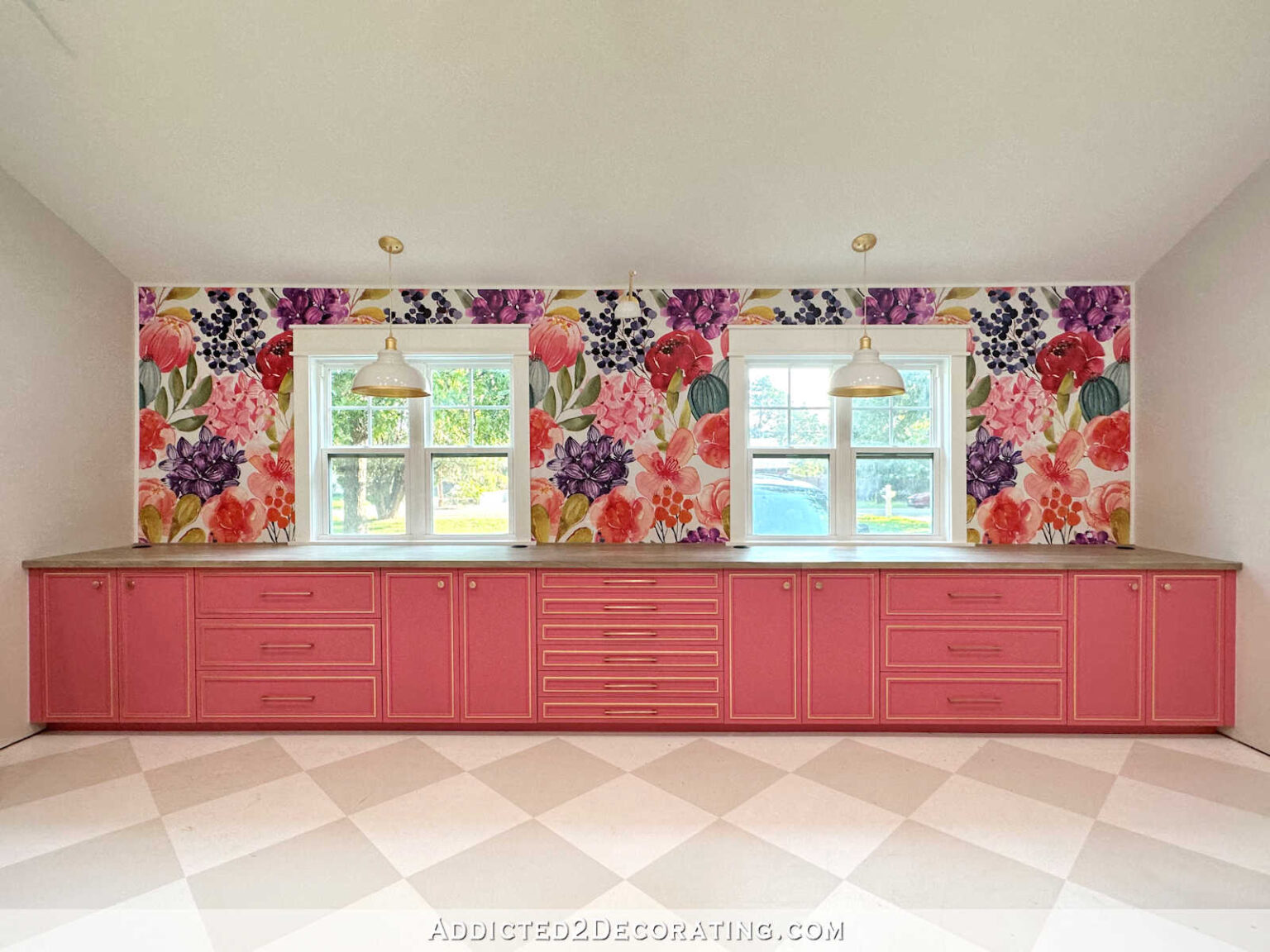 Studio Progress - The Mural Wall Is Finished!! - Addicted 2 Decorating®