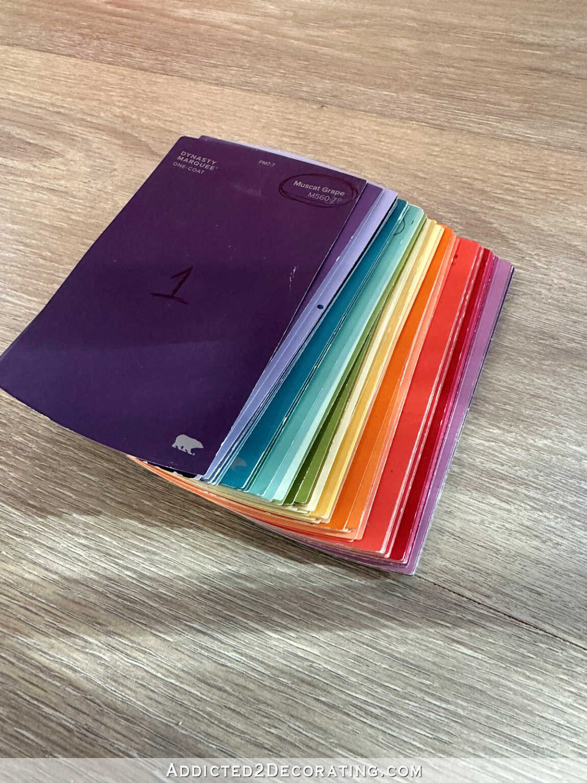 My 72-Color Paint Swatch Cabinets - Part 1 - Addicted 2 Decorating®