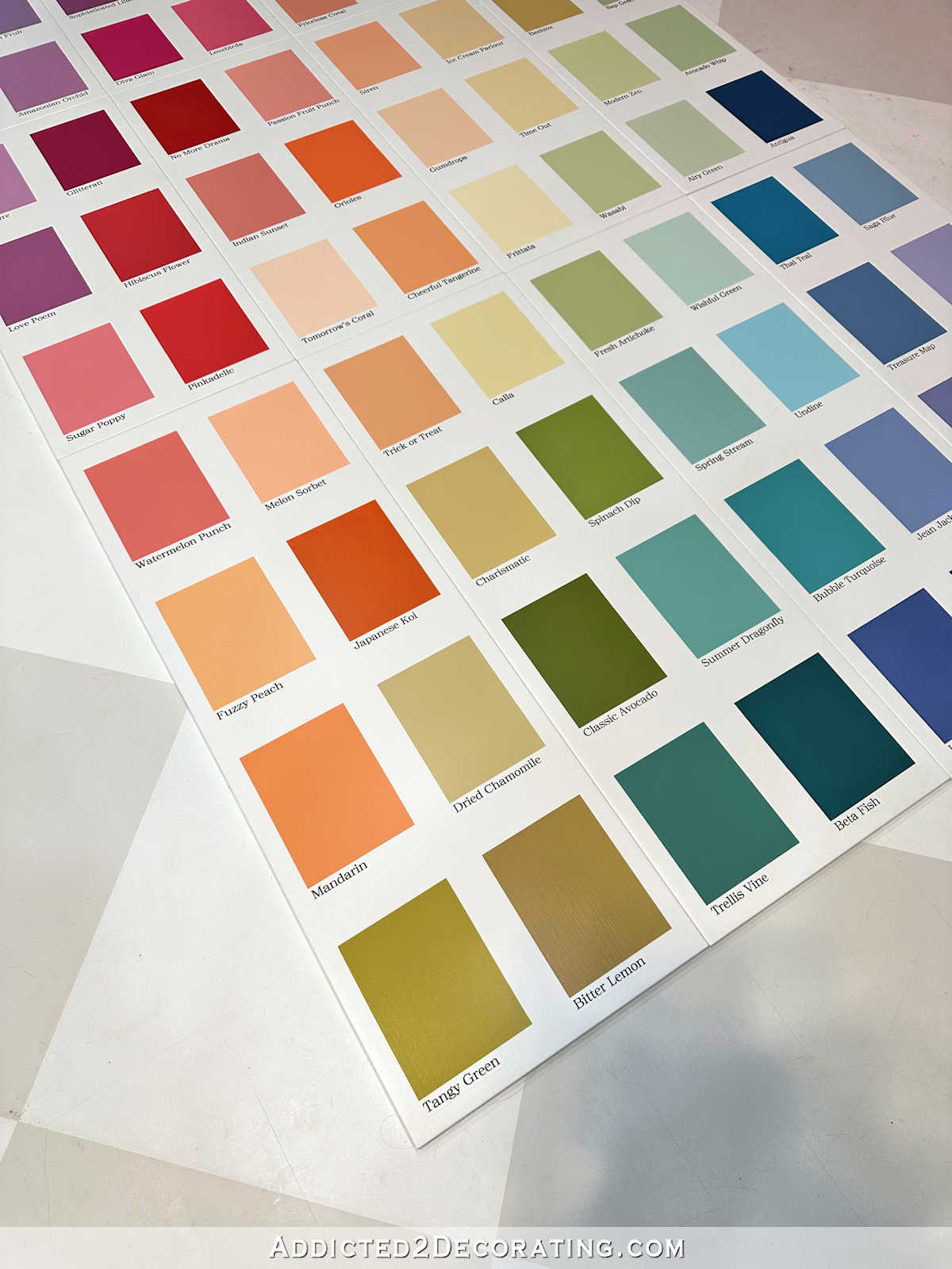 My 72-Color Paint Swatch Cabinets - Part 2 (The Cabinet Doors Are ...