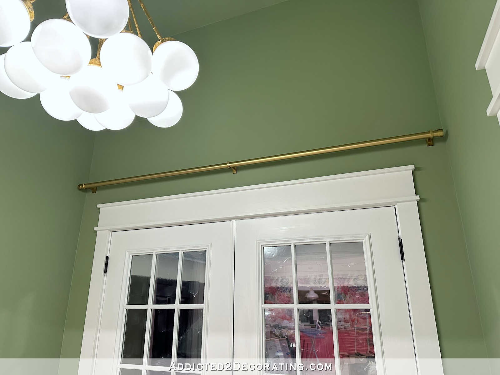 My New Favorite Brushed Gold (Brushed Brass) Curtain Rod (And How To ...