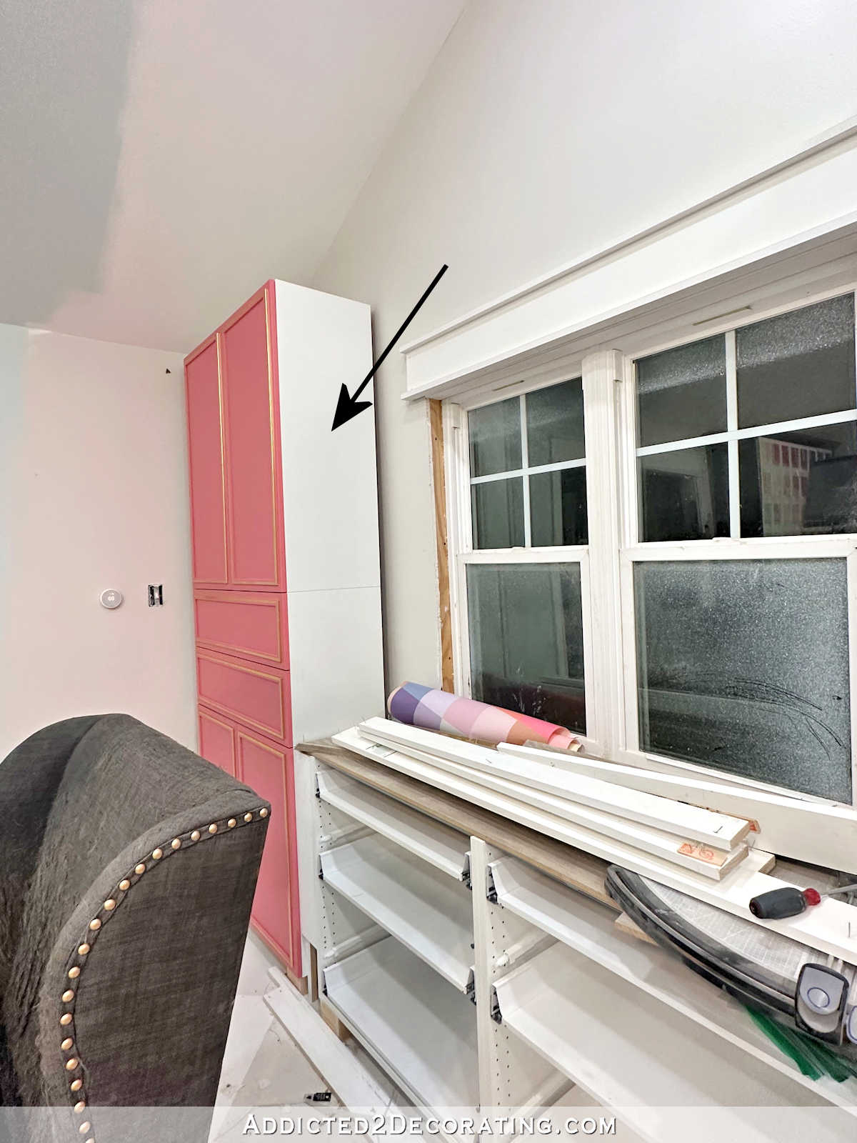 Studio Office Area Cabinet Progress - Doors and Drawer Fronts Are ...