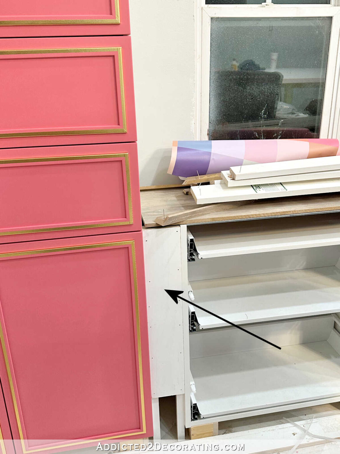 Studio Office Area Cabinet Progress - Doors and Drawer Fronts Are ...