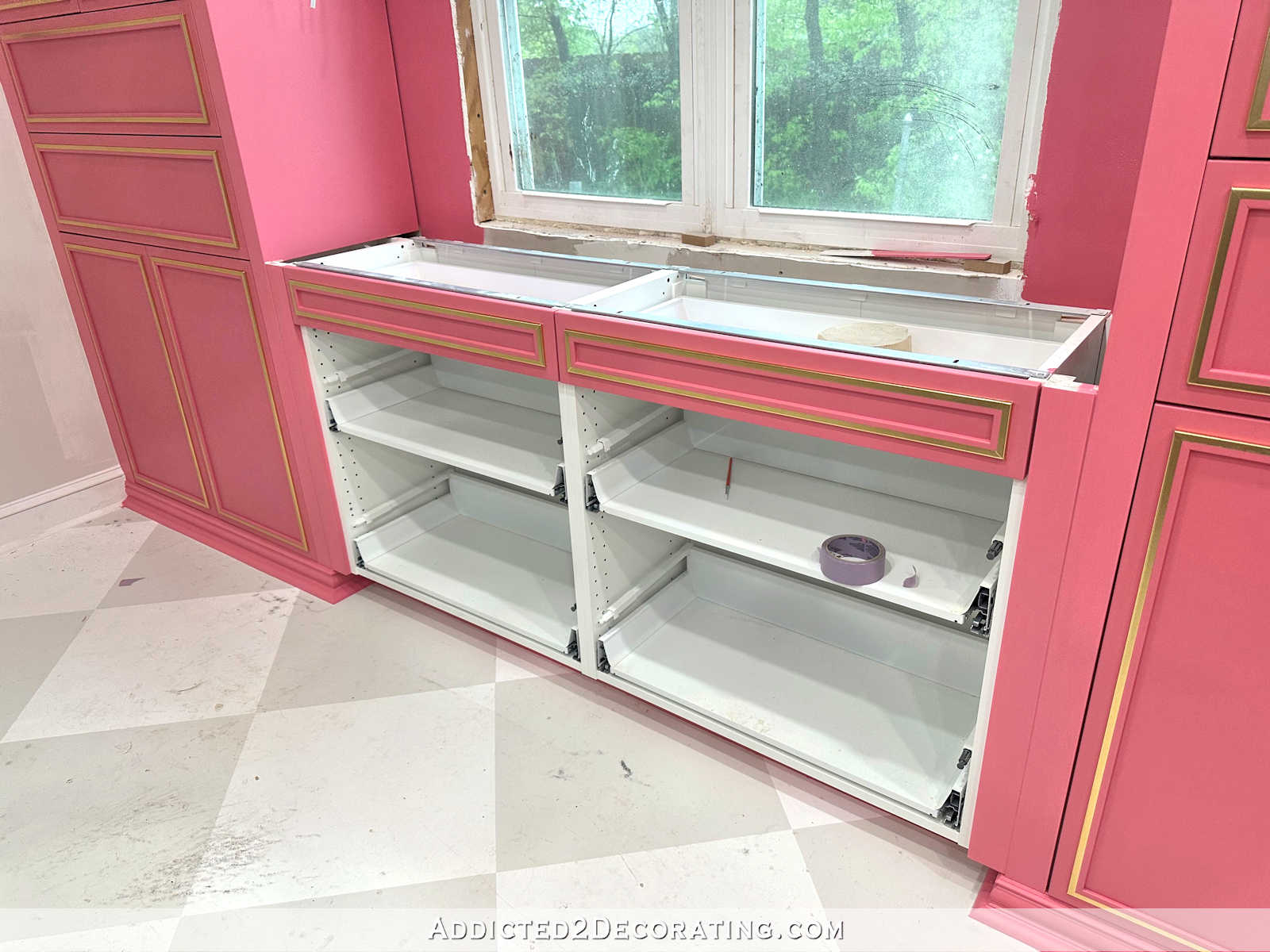 My Finished (For The Most Part) Studio Office Area Cabinets! - Addicted ...