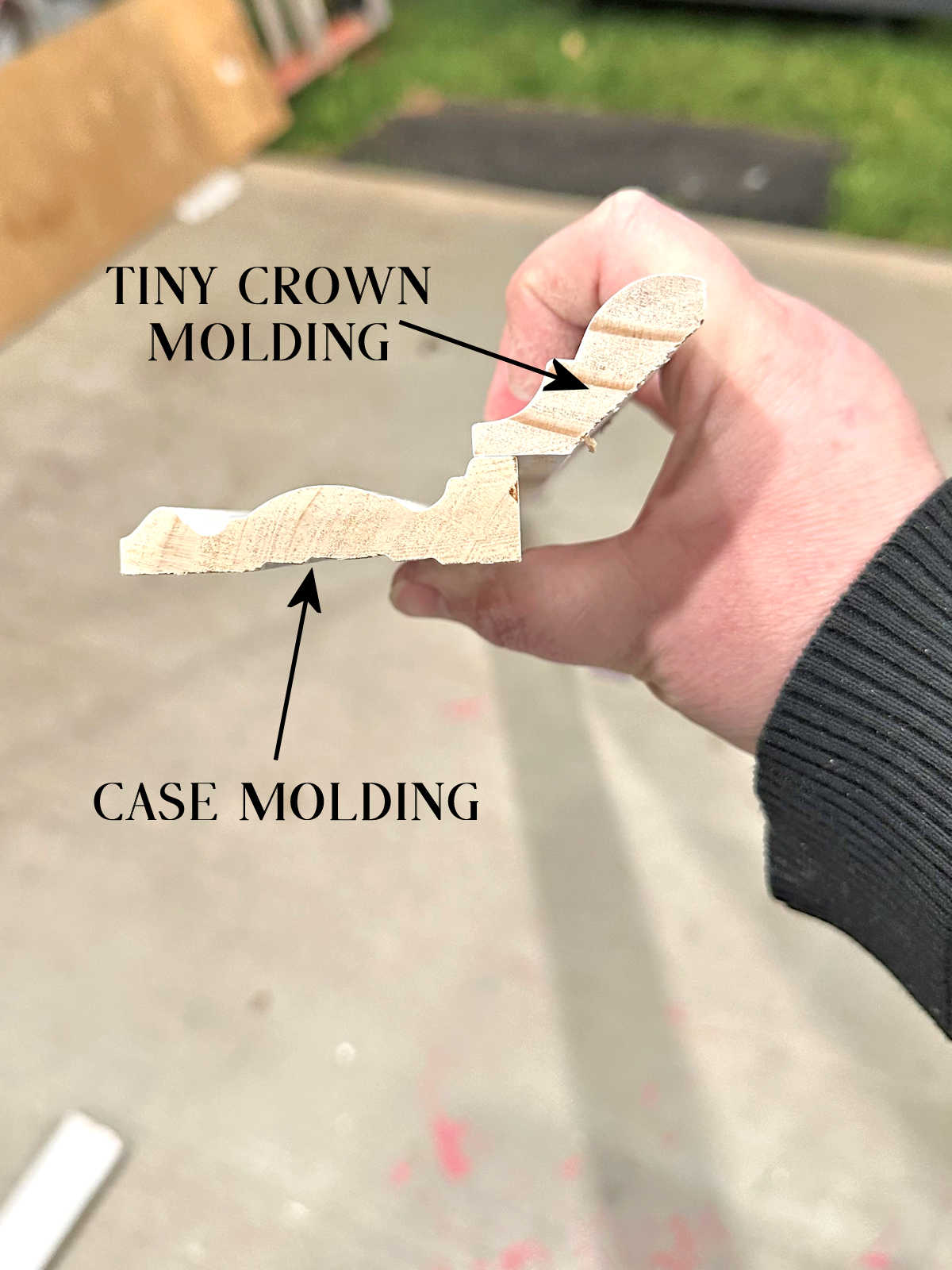 Studio Office Cabinet Progress - How To Make Faux Crown Molding That's ...
