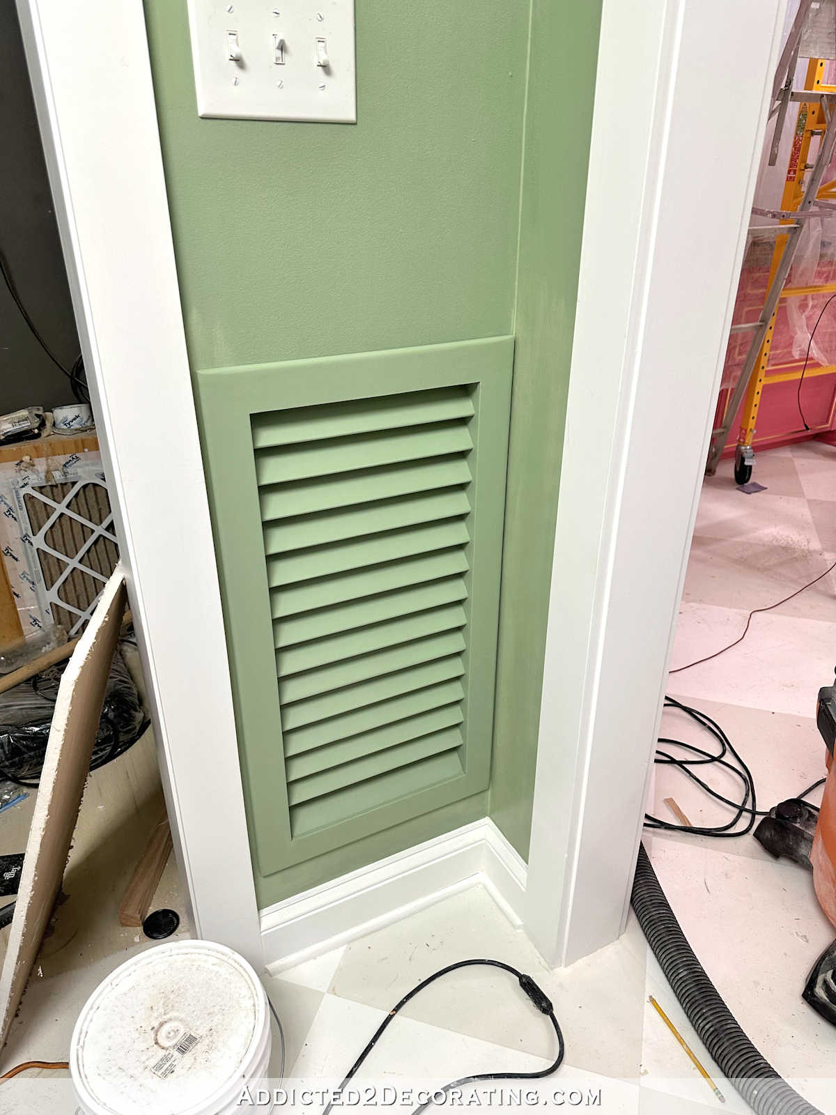 Venting My HVAC Closet In The Studio - Addicted 2 Decorating®