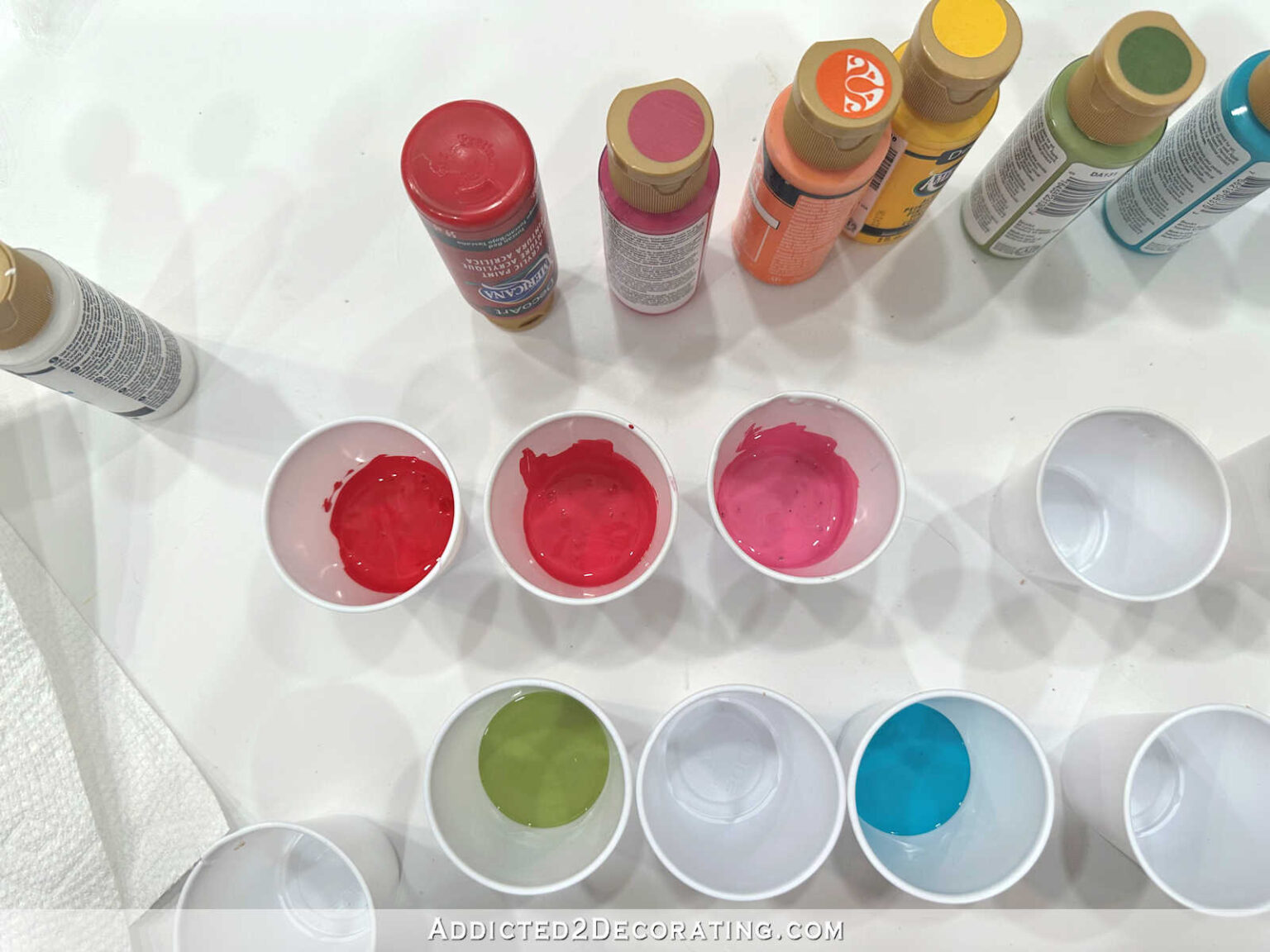 DIY Gradient Wood Tasting Spoon Pendant Light - Part 2 - Mixing Paint ...