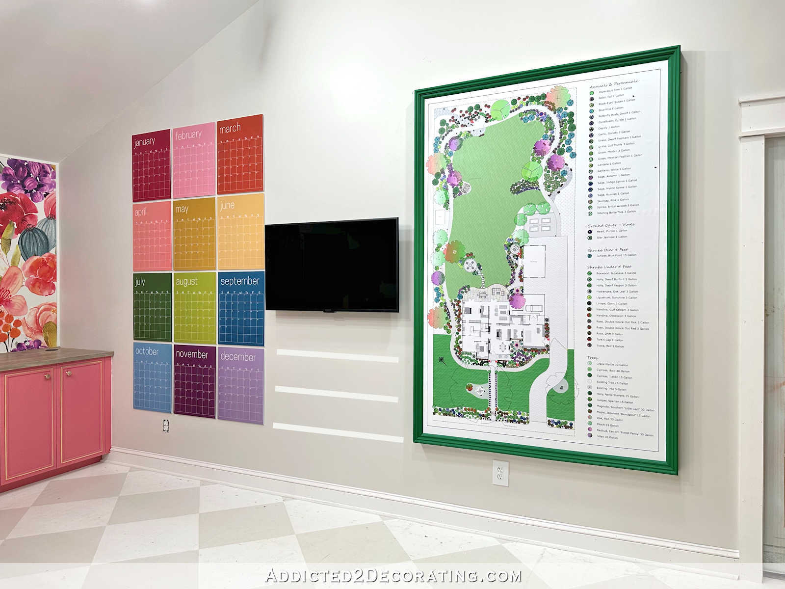 Big Studio Wall Progress (Huge Colorful Erasable Calendar) - Addicted 2 ...