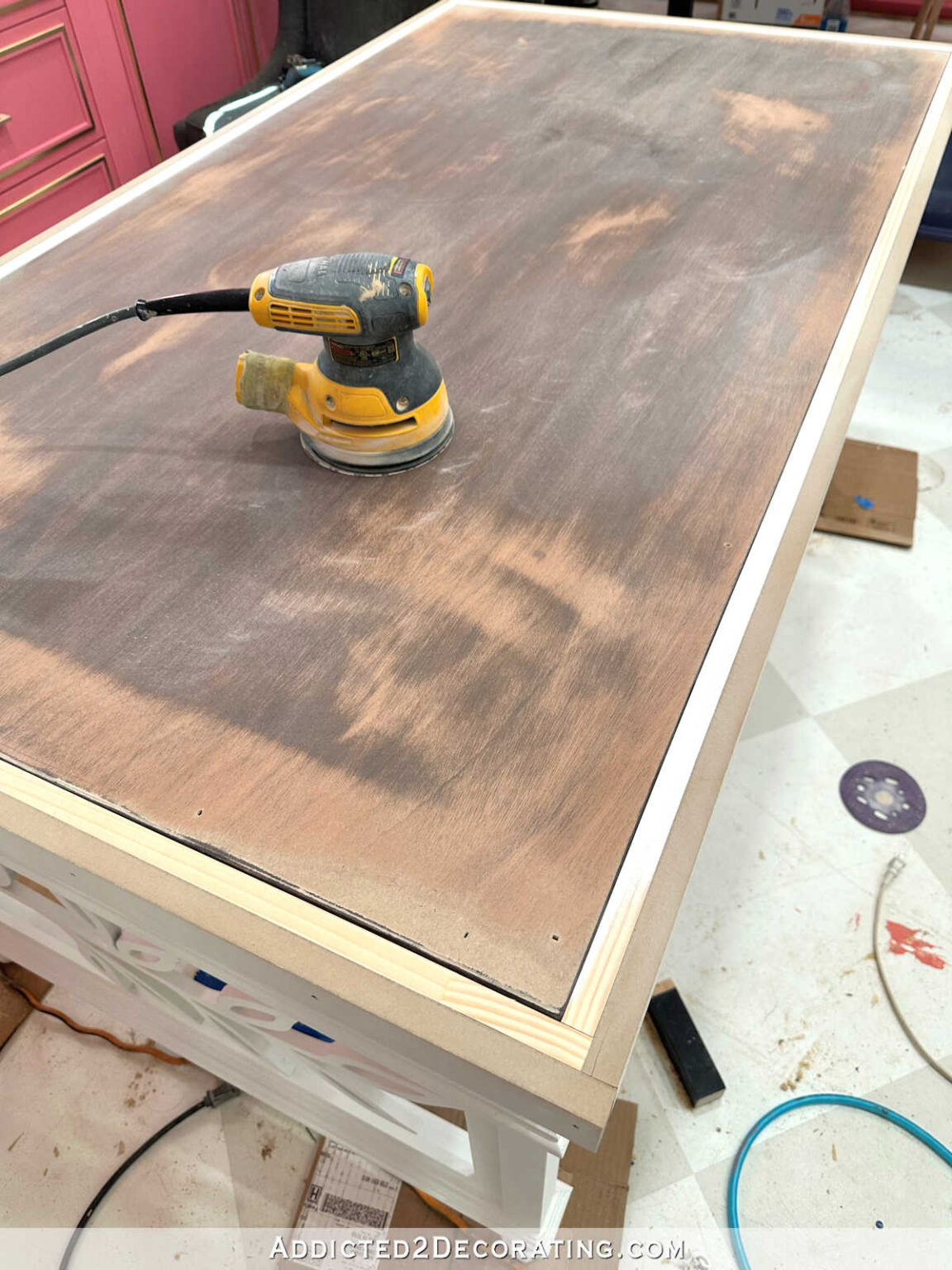 Studio Desk Makeover – FINISHED! (Plus, Adding Wood Veneer To A Desktop ...