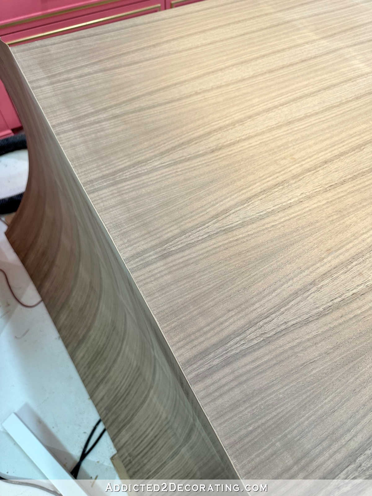 Studio Desk Makeover – FINISHED! (Plus, Adding Wood Veneer To A Desktop ...