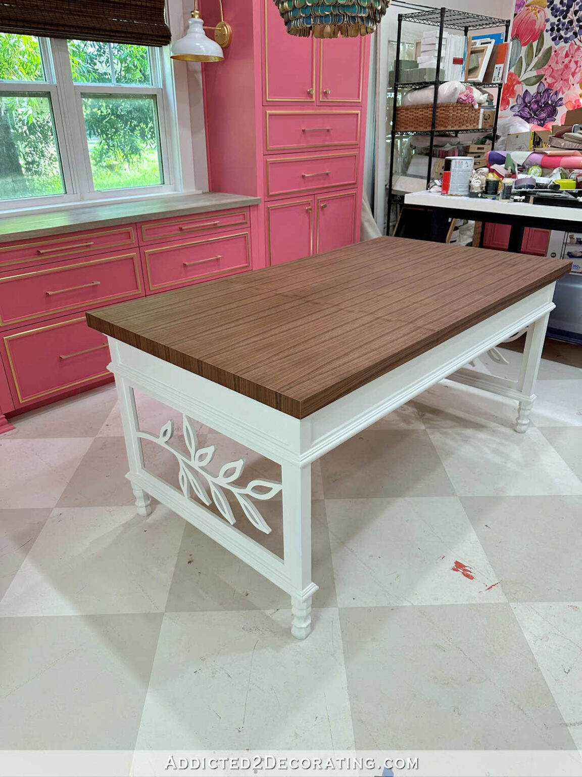 Studio Desk Makeover – FINISHED! (Plus, Adding Wood Veneer To A Desktop ...