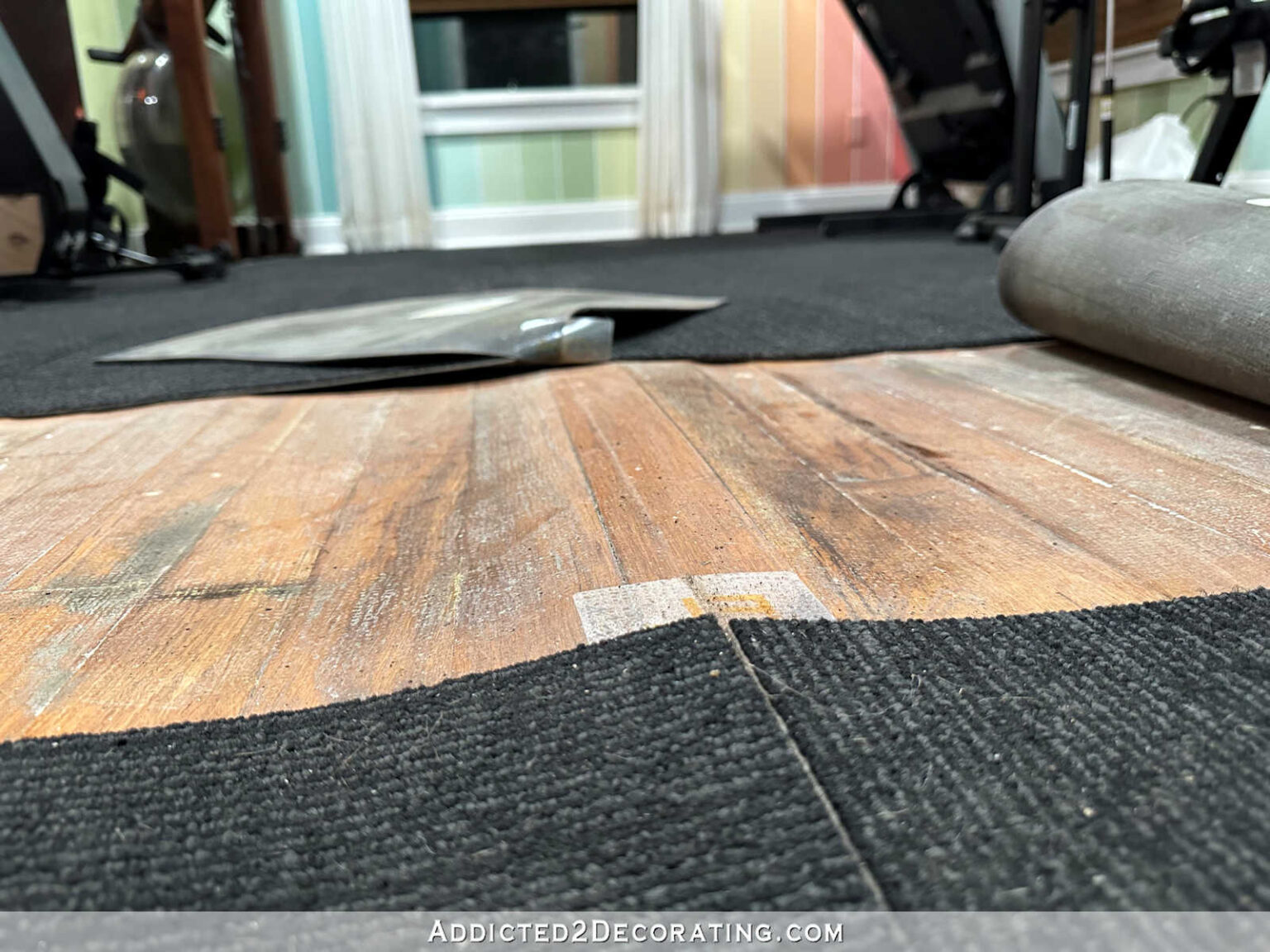Our Home Gym Floor Is Destroyed - Addicted 2 Decorating®