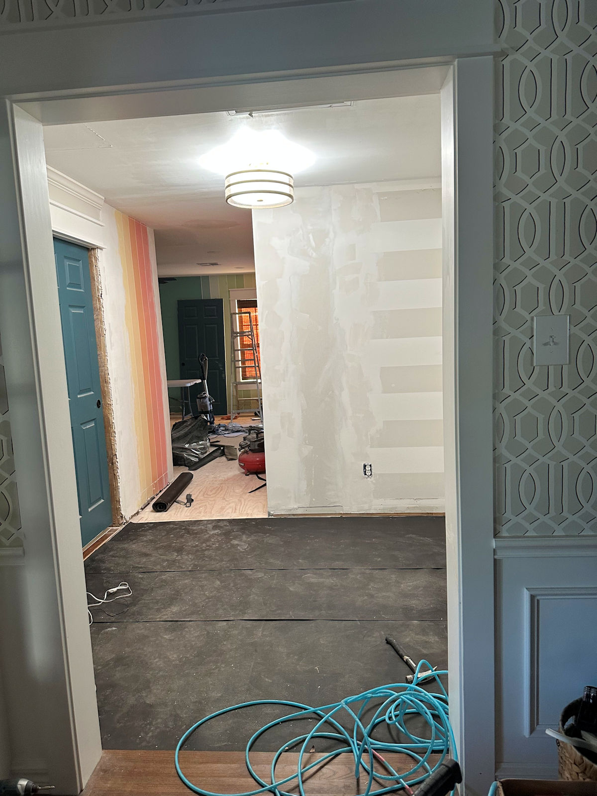 Back To Plan A For The Hallway Floor - Addicted 2 Decorating®