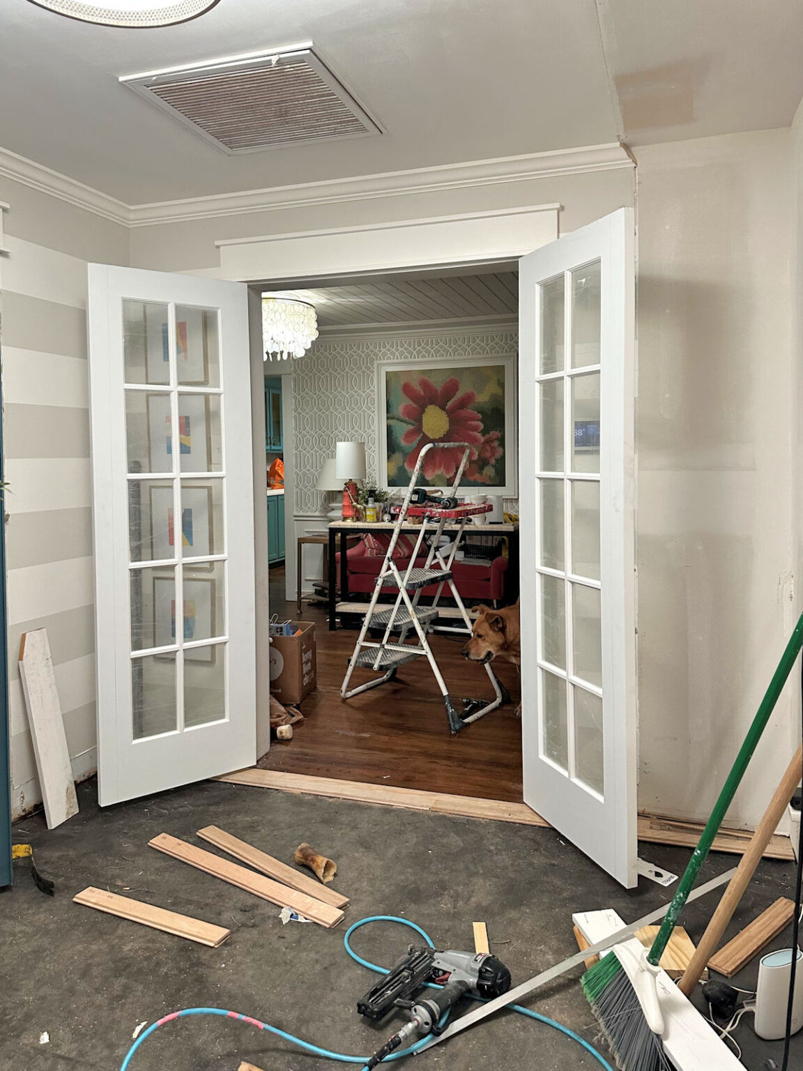 Installing Slab French Doors In A Cased Opening The Easy Way - Part 1 ...