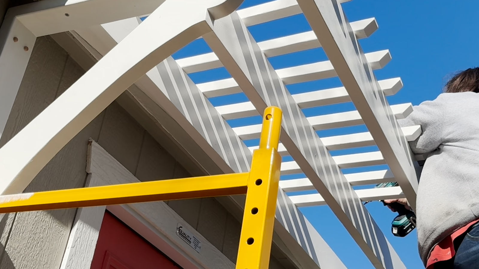 Workshop Pergola, Part 2 - The FINISHED Pergola! - The Haute Houzz