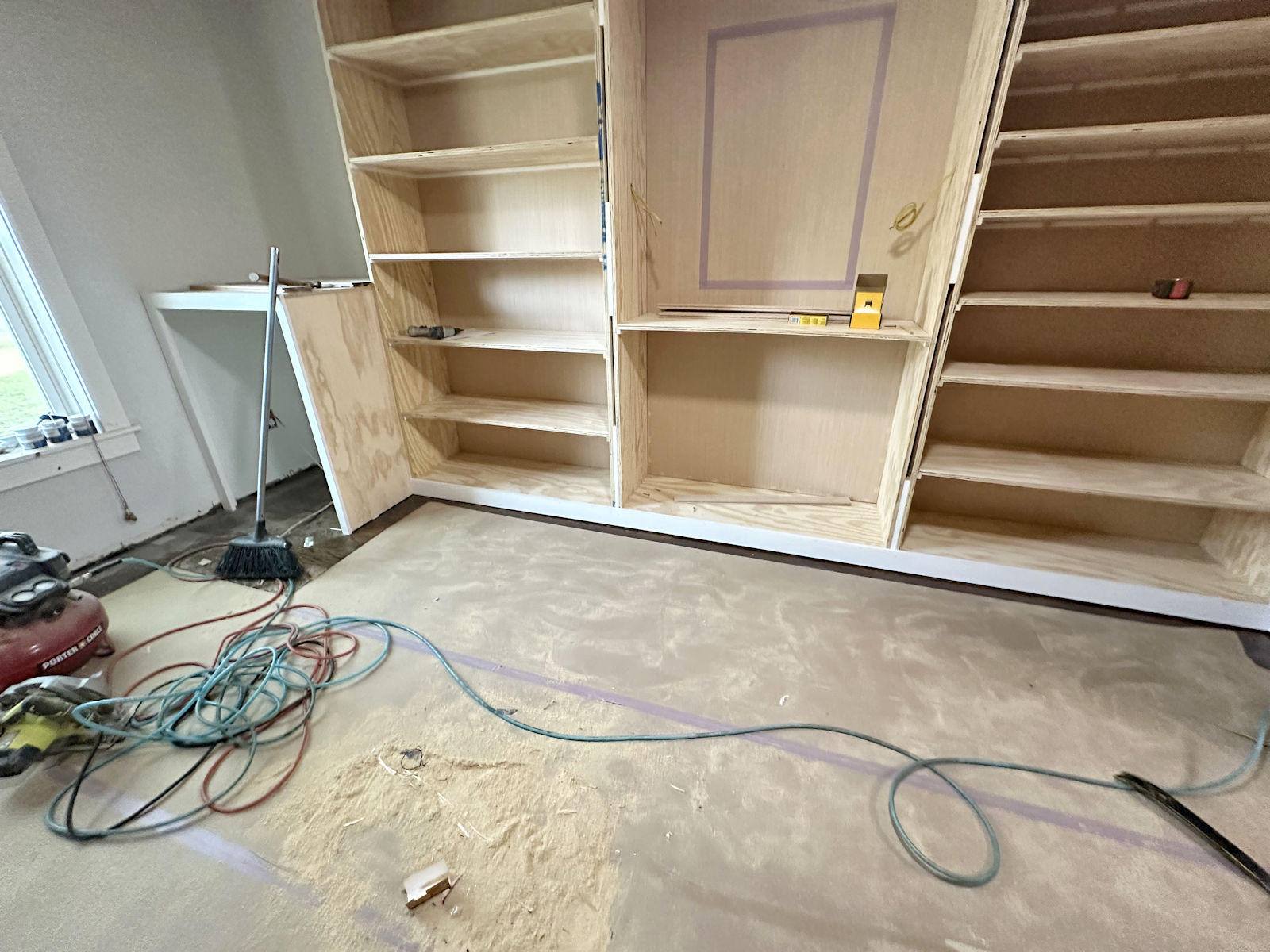 Walk-In Closet Progress - Adding Trim To The Cabinet Closets - Addicted ...