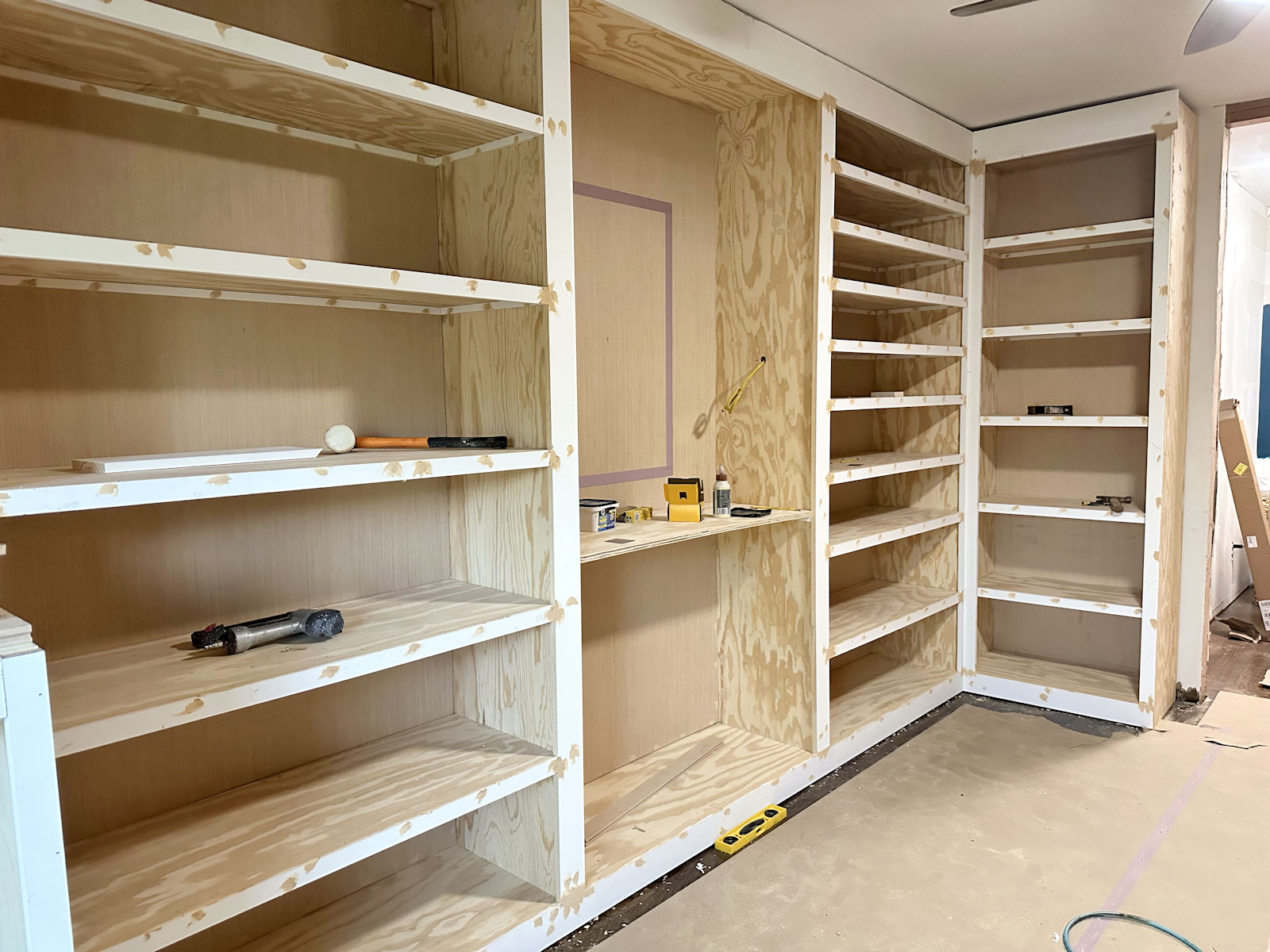 Walk-In Closet Progress - Adding Trim To The Cabinet Closets - Addicted ...