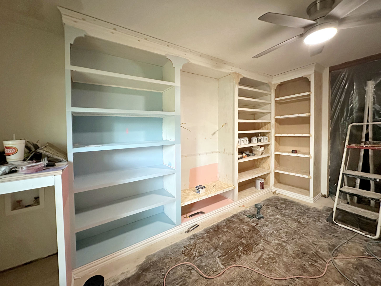 Walk-In Closet Progress: Redoing Shelves And Adding Shelves - Addicted ...