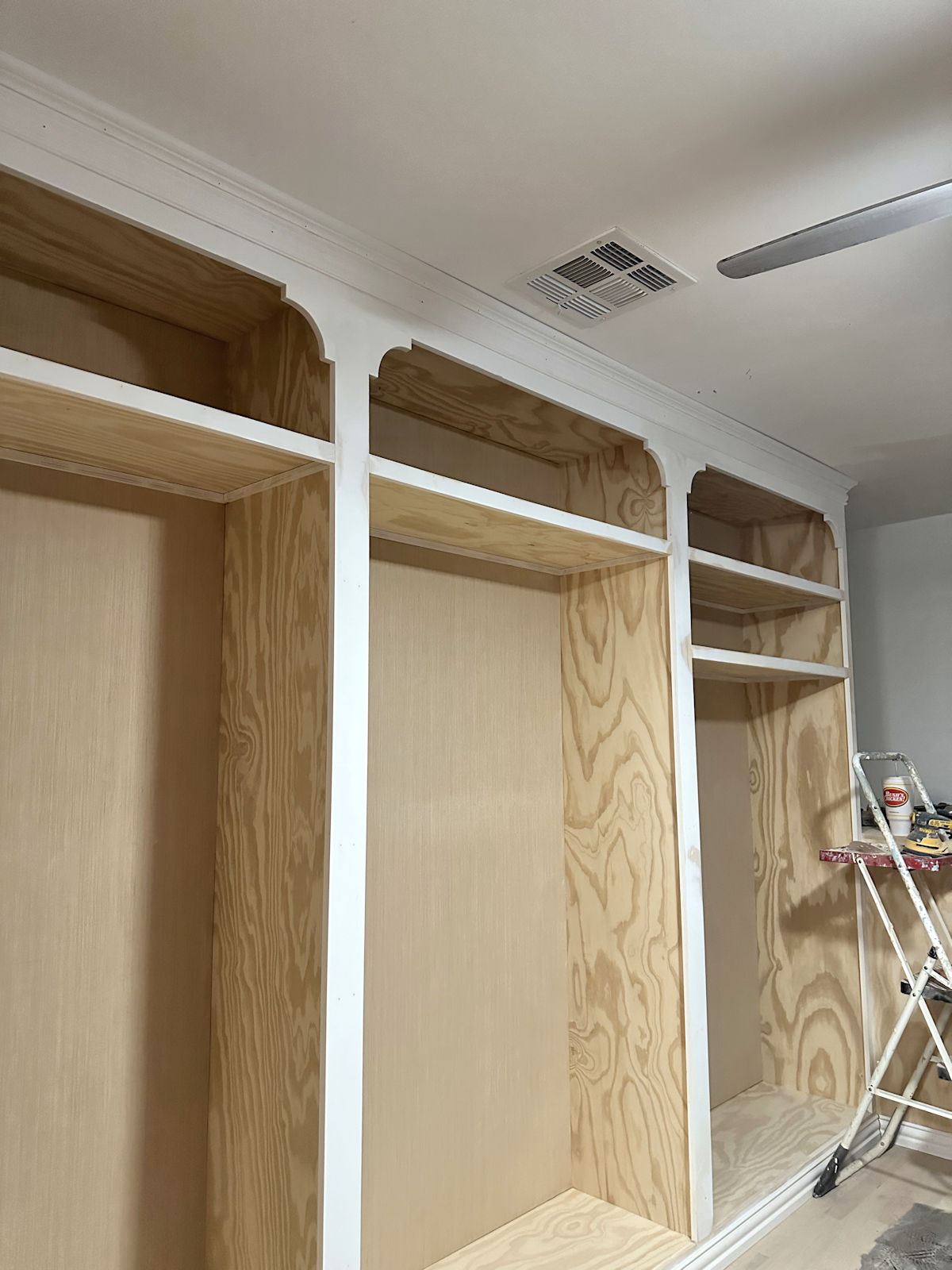 Adding Flourish And Pretty Molding To My Closet Cabinets - The Haute Houzz